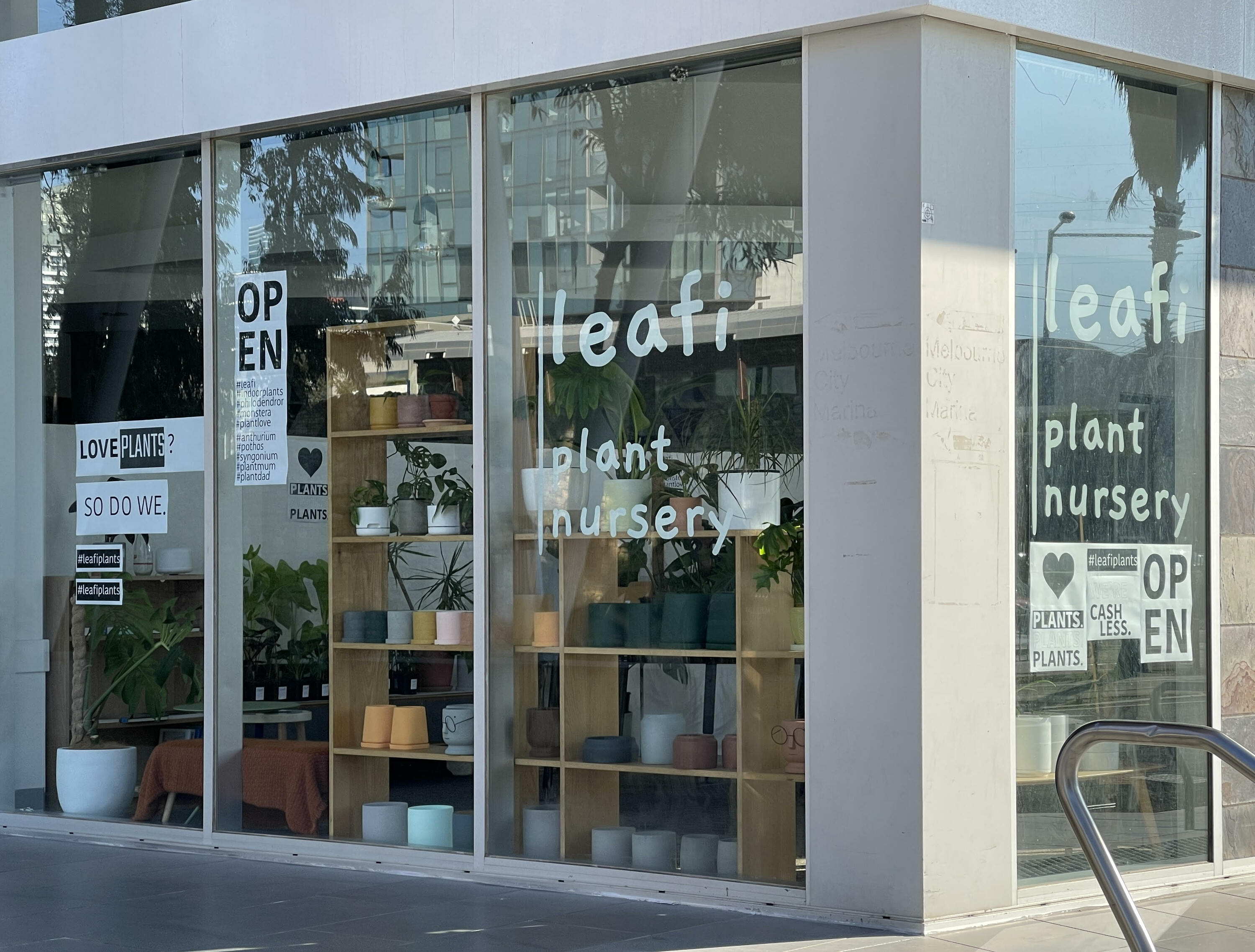 Leafi Plant Nursery sells indoor plants in Docklands