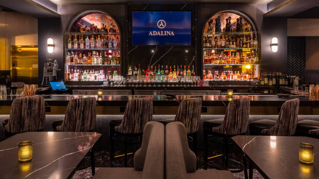 Stick to the classics at Adalina, an Italian restaurant with clubby vibes