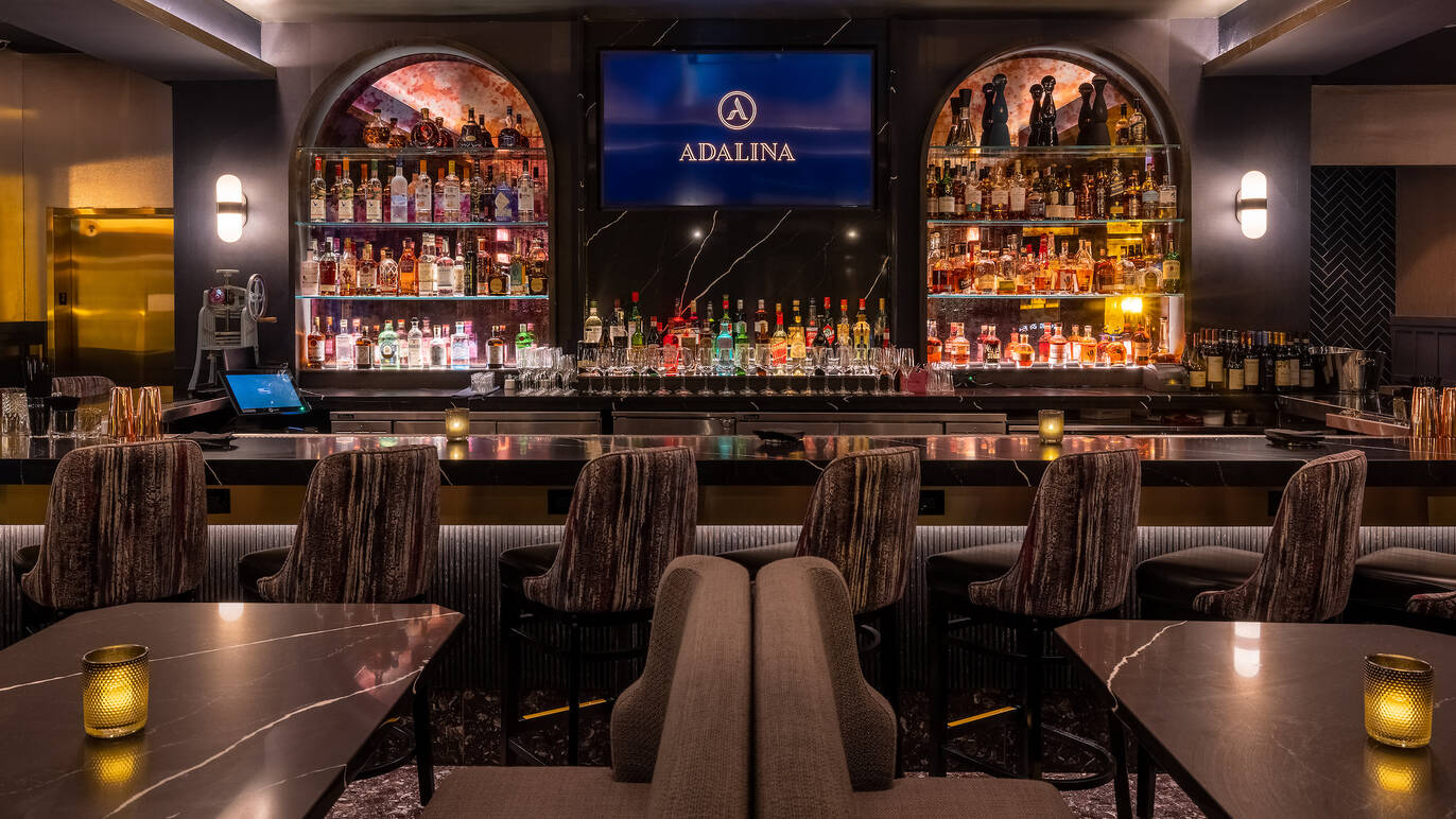 Stick to the classics at Adalina, an Italian restaurant with clubby vibes