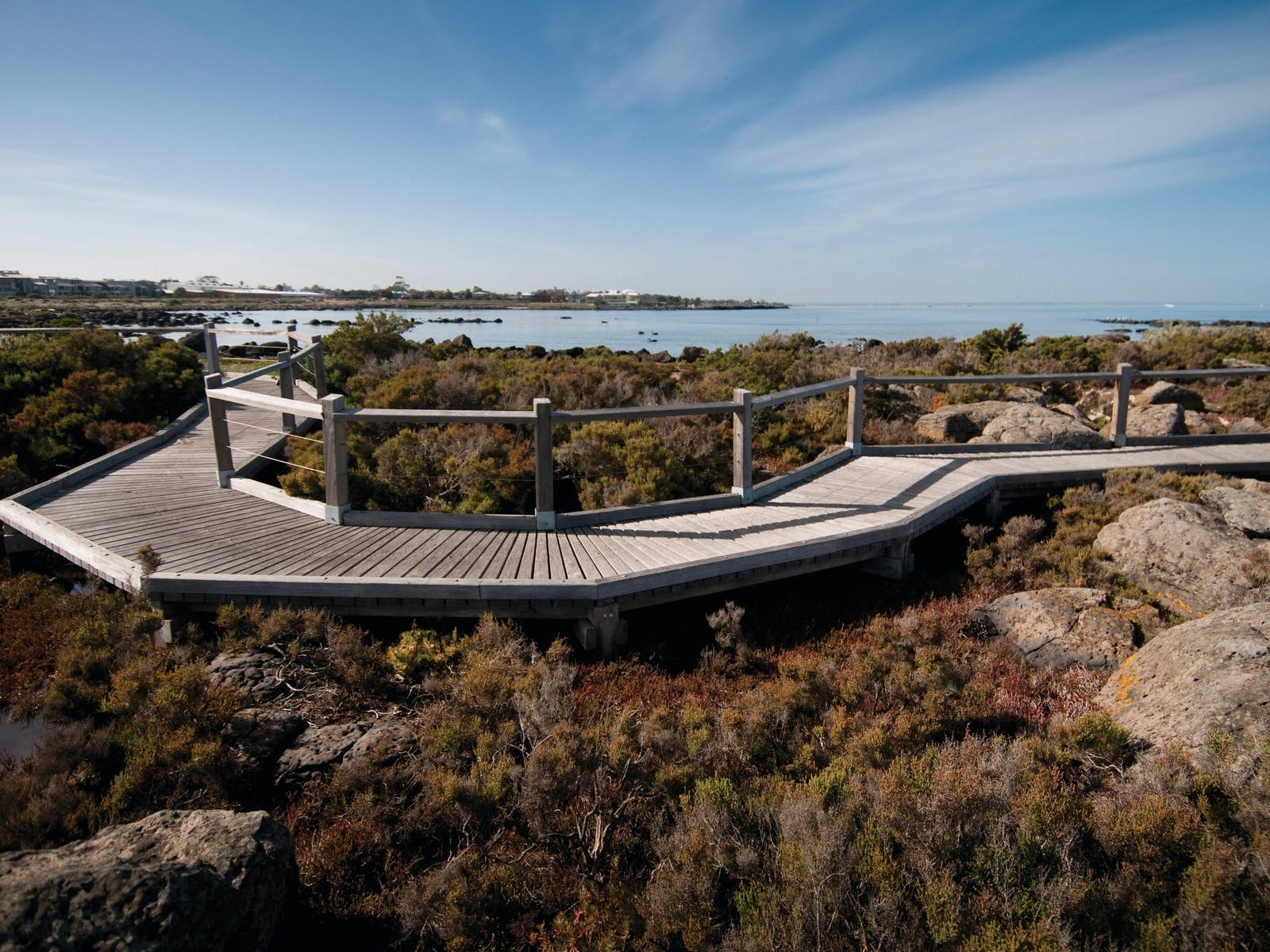The Bay Trail in Melbourne's west has gained a new boardwalk