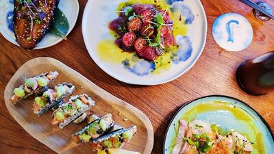 Mod-Japanese restaurant Jypsy in One Fullerton has stunning views