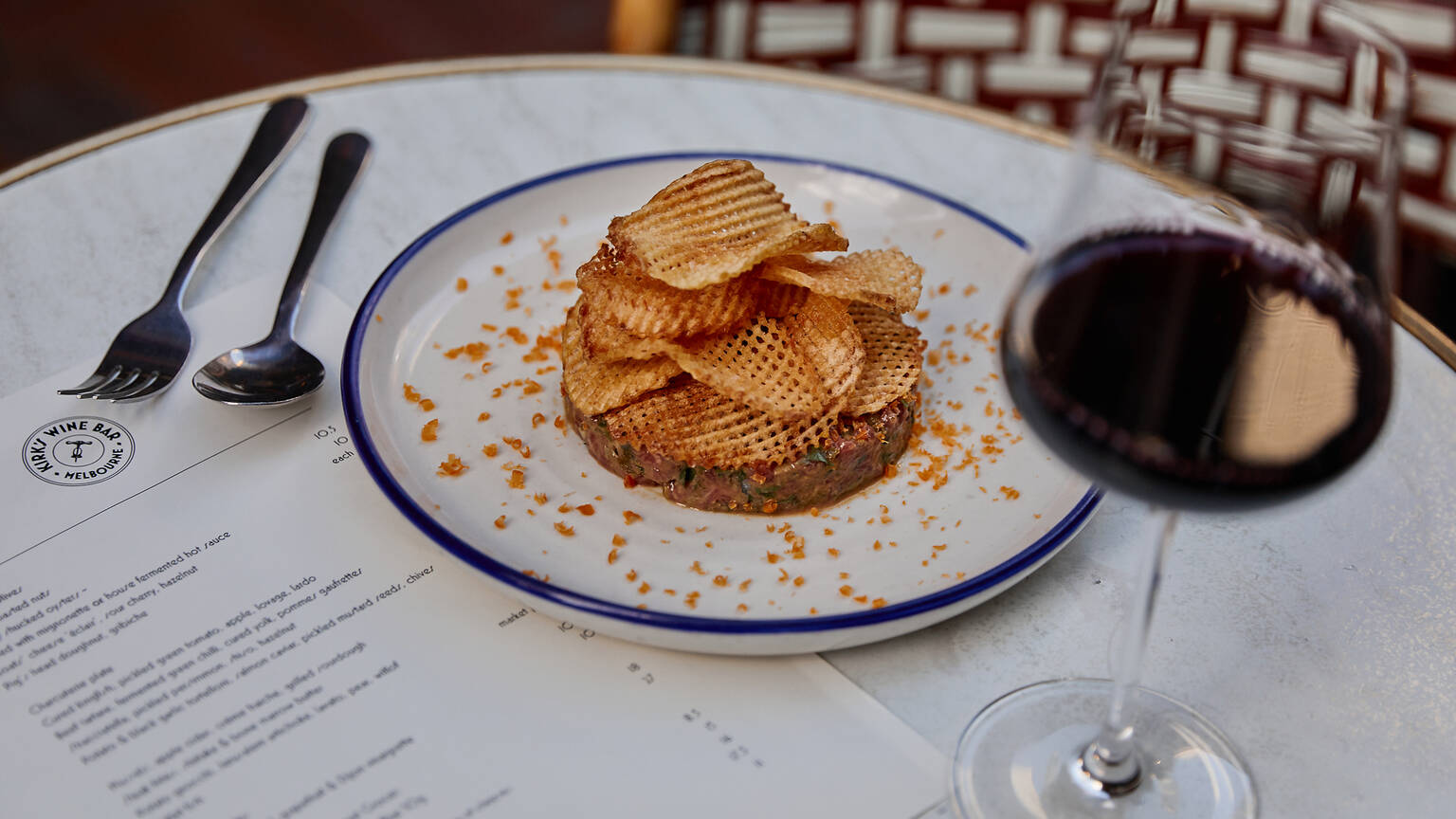 Kirk's Wine Bar in Melbourne on Hardware Lane