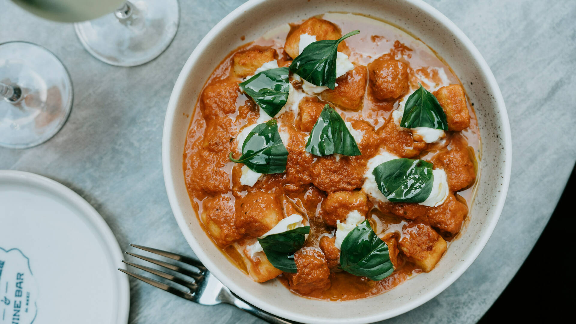 The Meatball and Wine Bar serves Italian food and wine on Flinders Lane