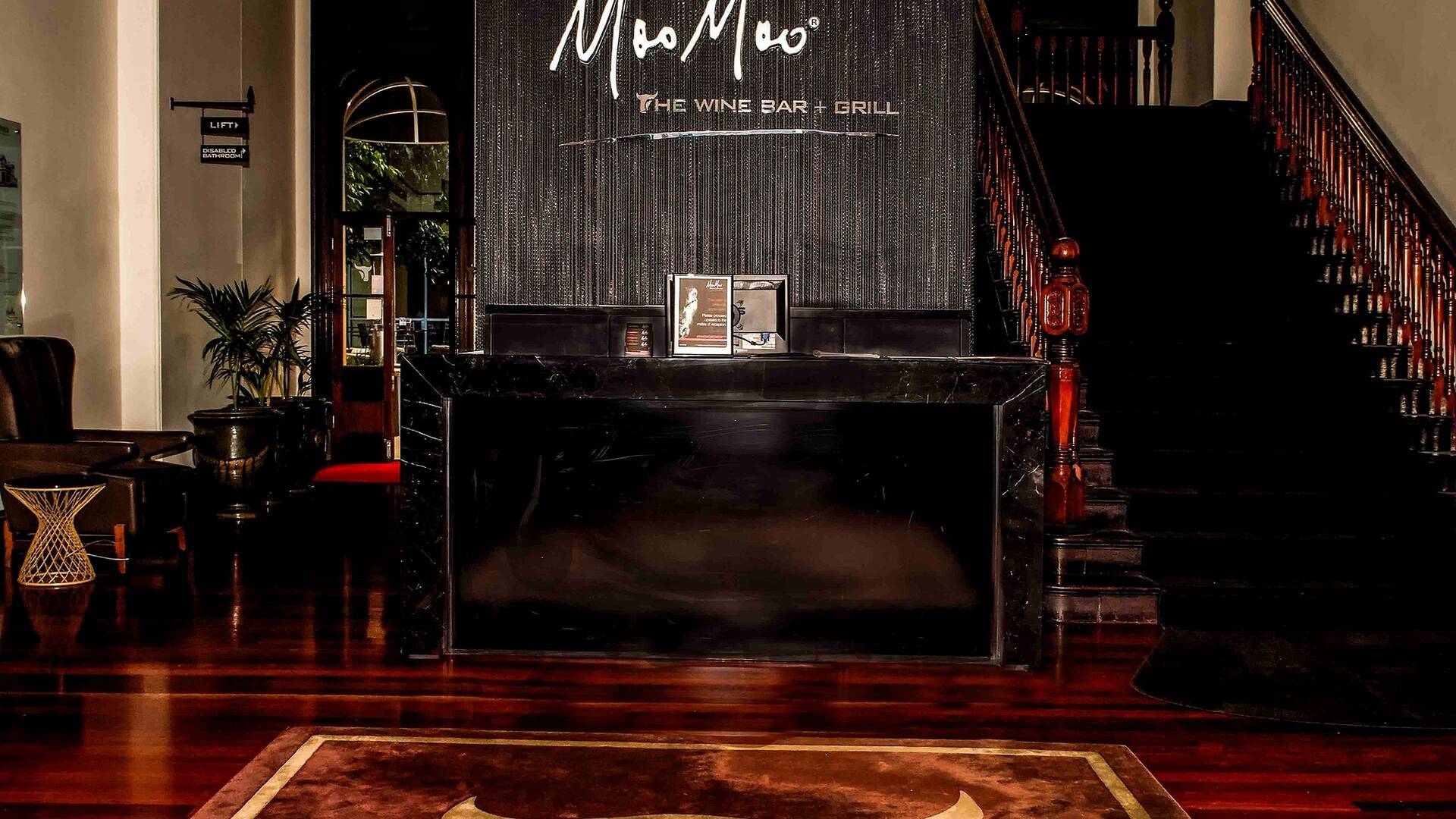The Moo Moo Wine Bar + Grill is a special occasion show stopper