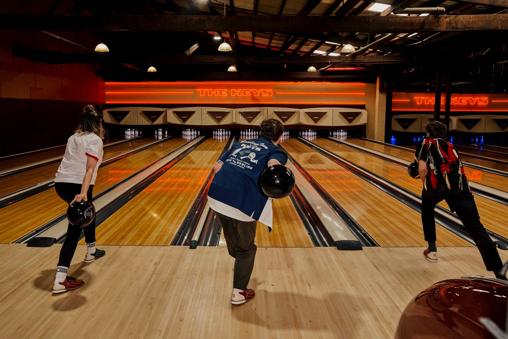 The Keys is a mega-venue with a retro bowling alley, bar and gaming arcade