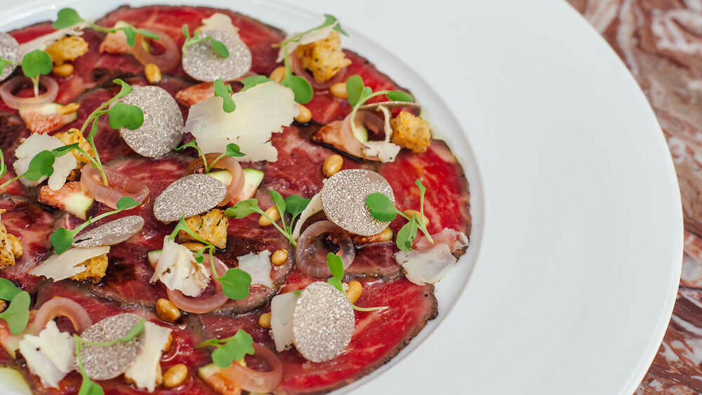 This Modern Italian Spot Has Design District's Best Outdoor Dining