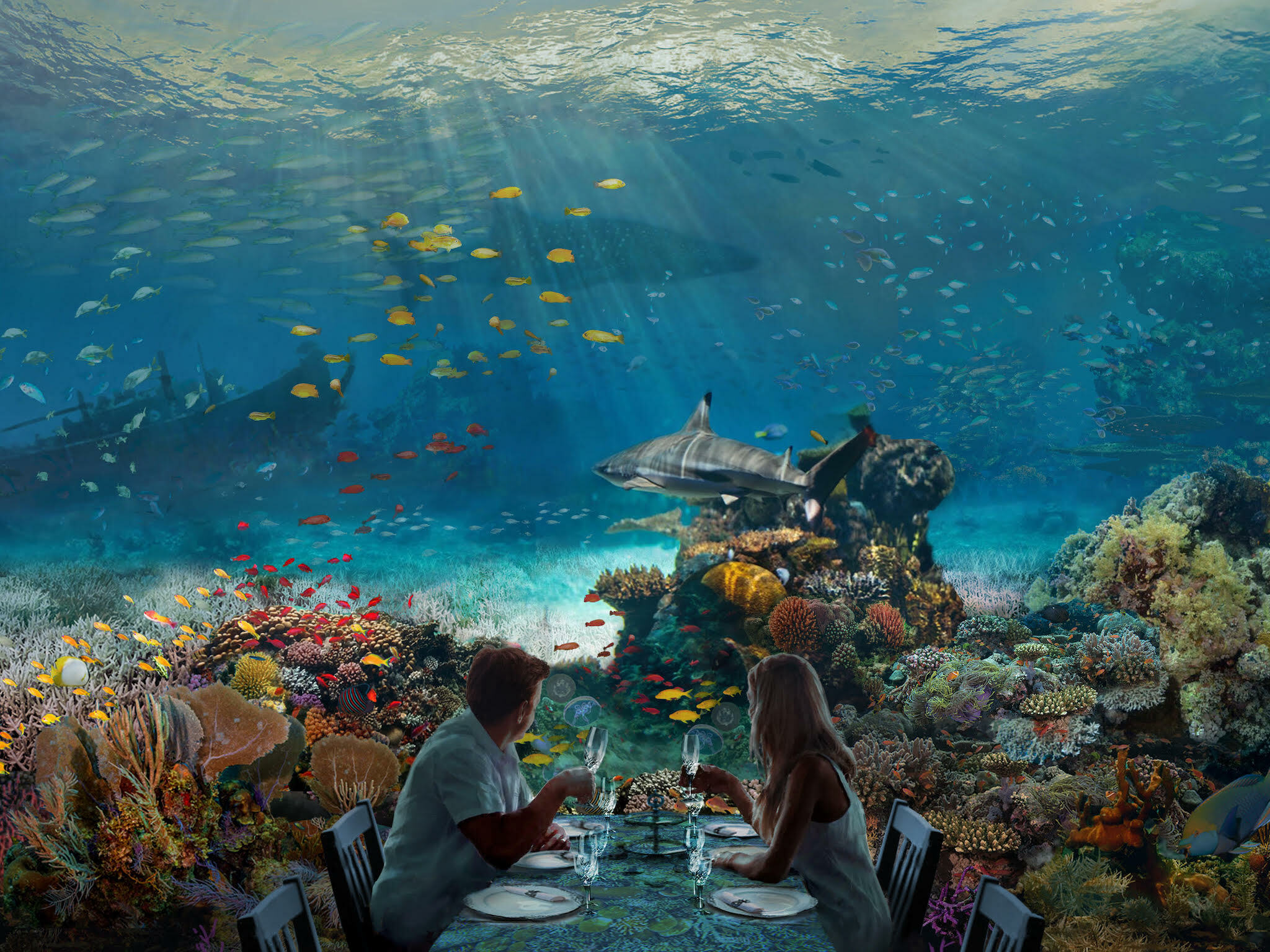 Aquatic Pop-up Restaurant Hidden Worlds Returns this February