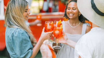 Aperol Spritz pop-up in Melbourne