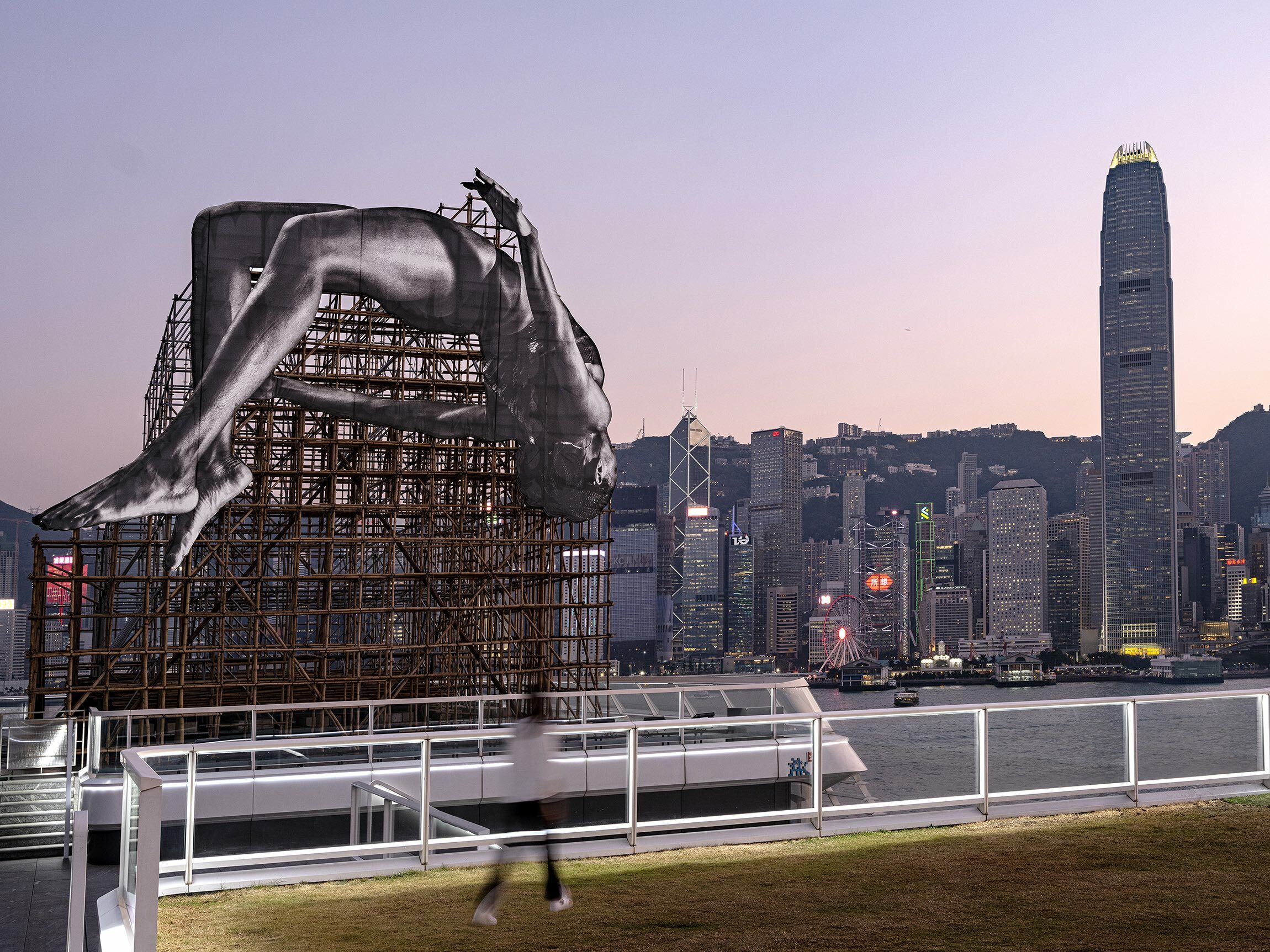 Giants: Rising Up by JR at Harbour City | Art in Hong Kong