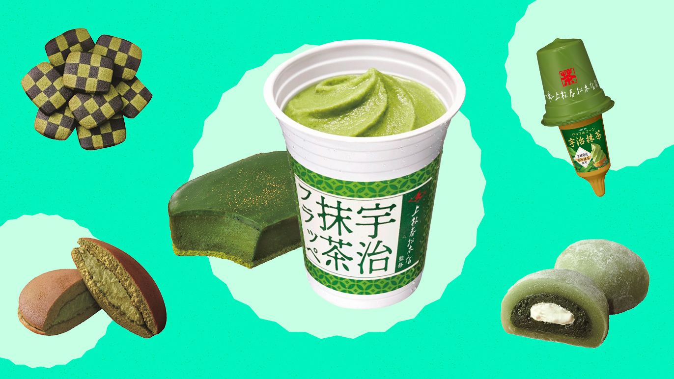FamilyMart has a new range of matcha desserts, frappe and ice cream