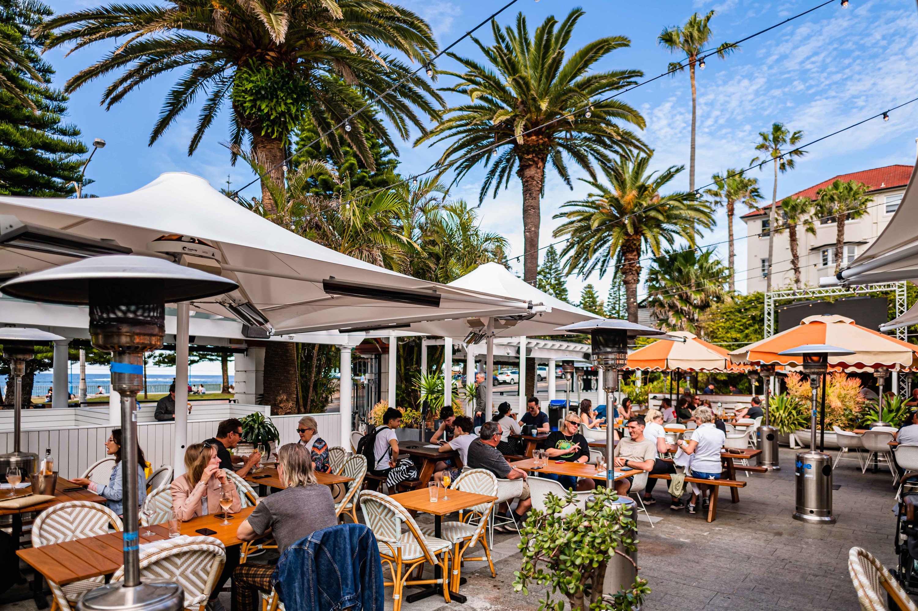 Coogee Bay Hotel sits across from the beach in Sydney's Coogee