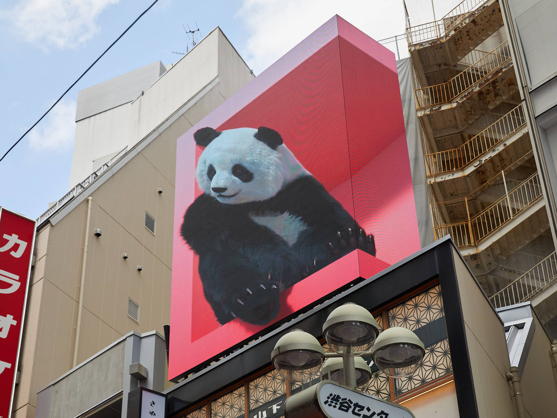 Tokyo now has three 3D billboards with cute, realistic animation