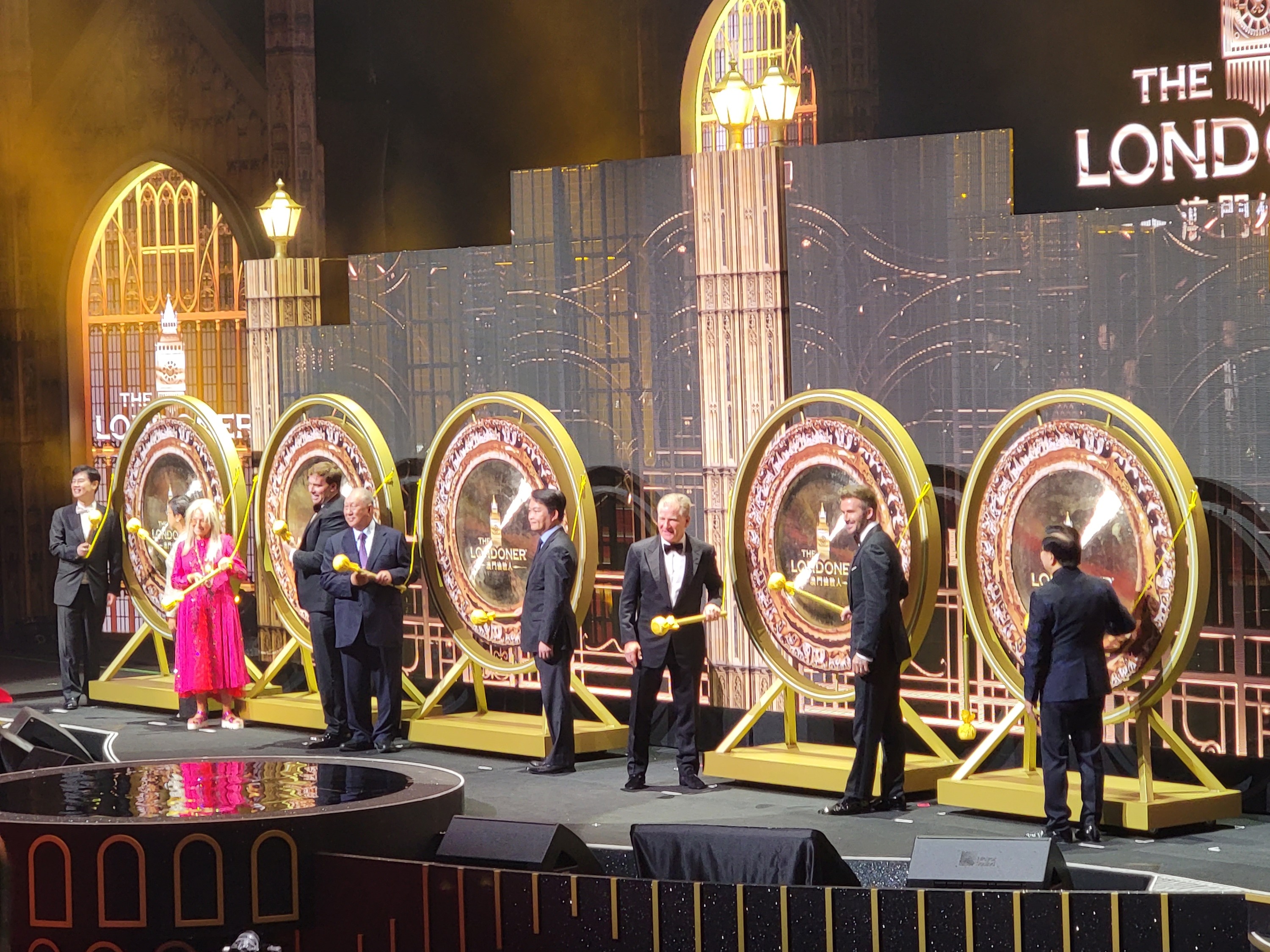 The Londoner Macao celebrated its grand opening with David Beckham