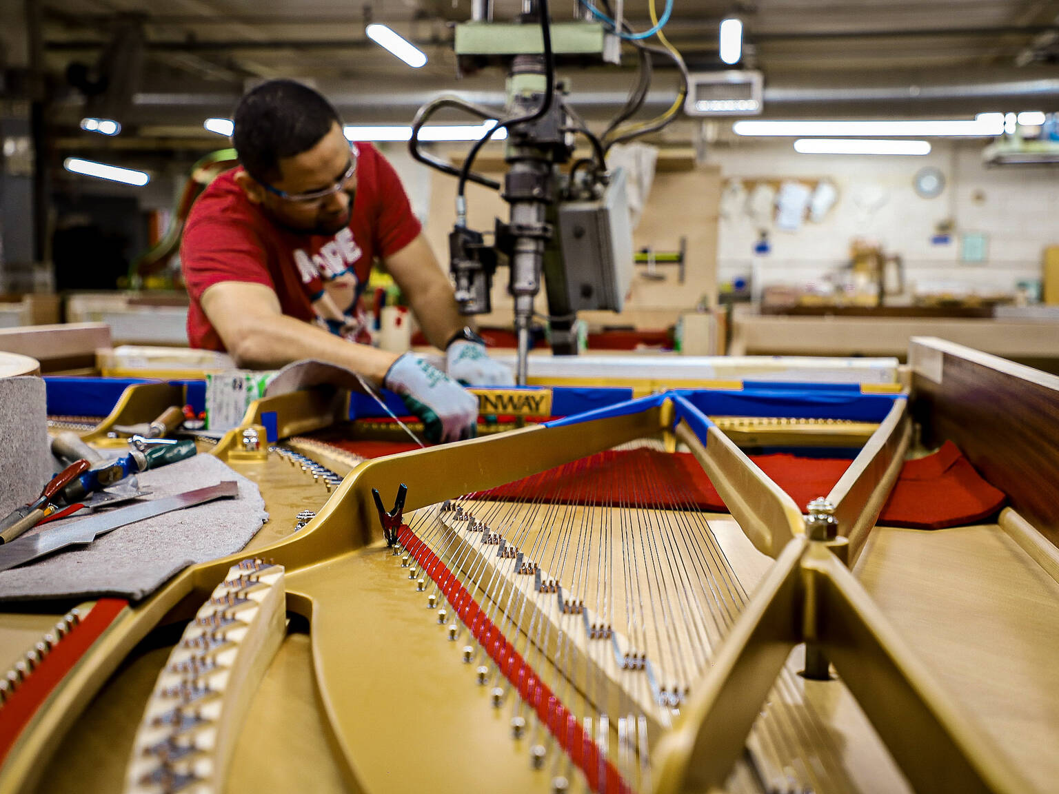 NYC’s Steinway & Sons Piano Factory: Inside the still operating institution