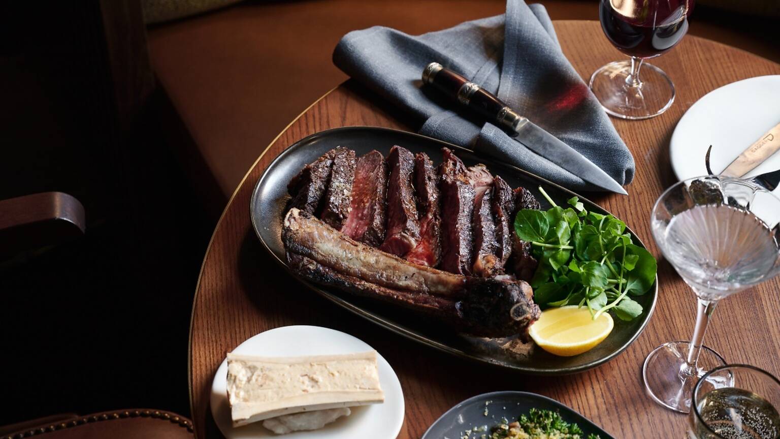 The Sanderson is an elegant steak and seafood restaurant