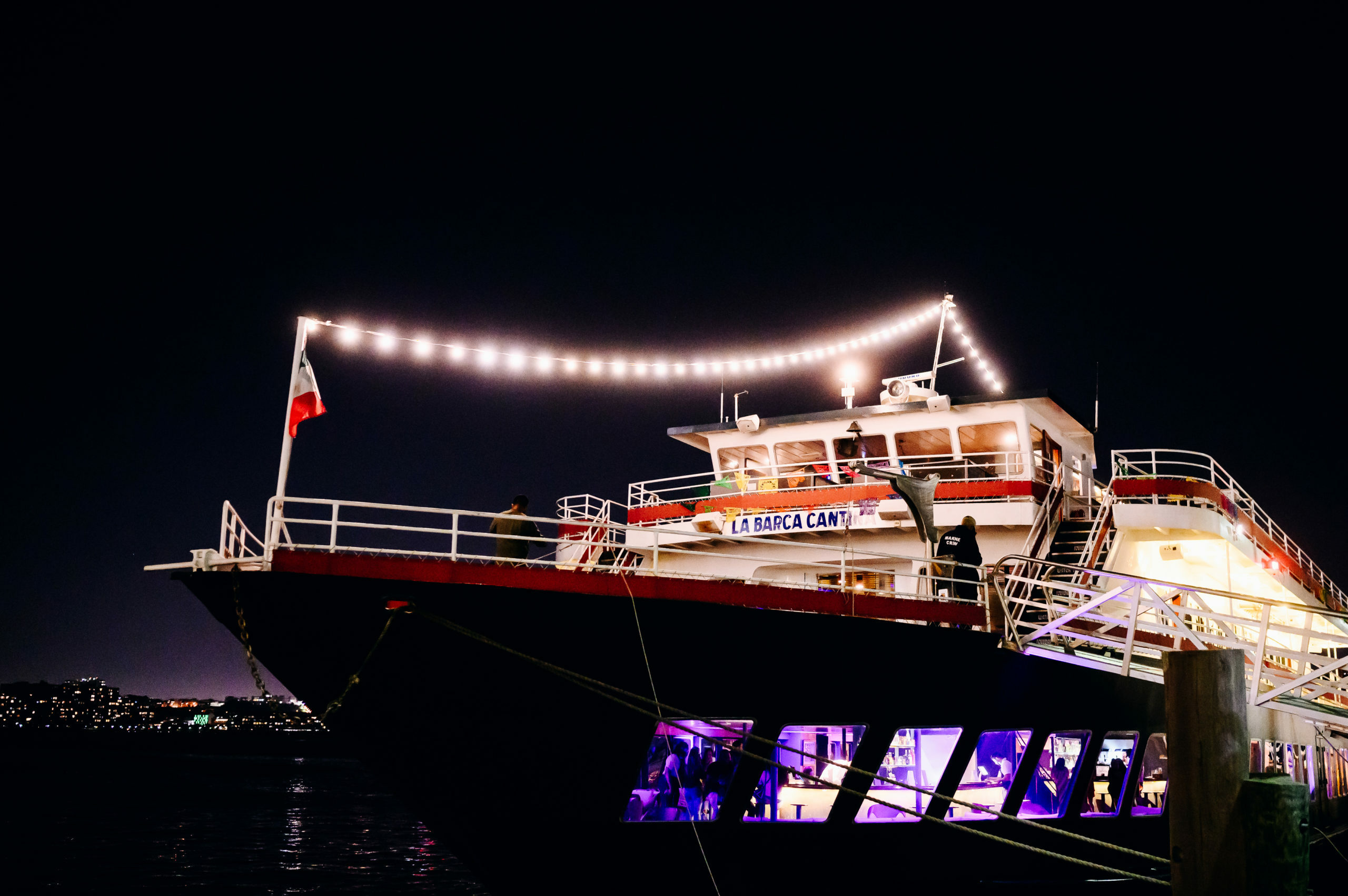 Dance Down The Hudson River On La Barca After Darka