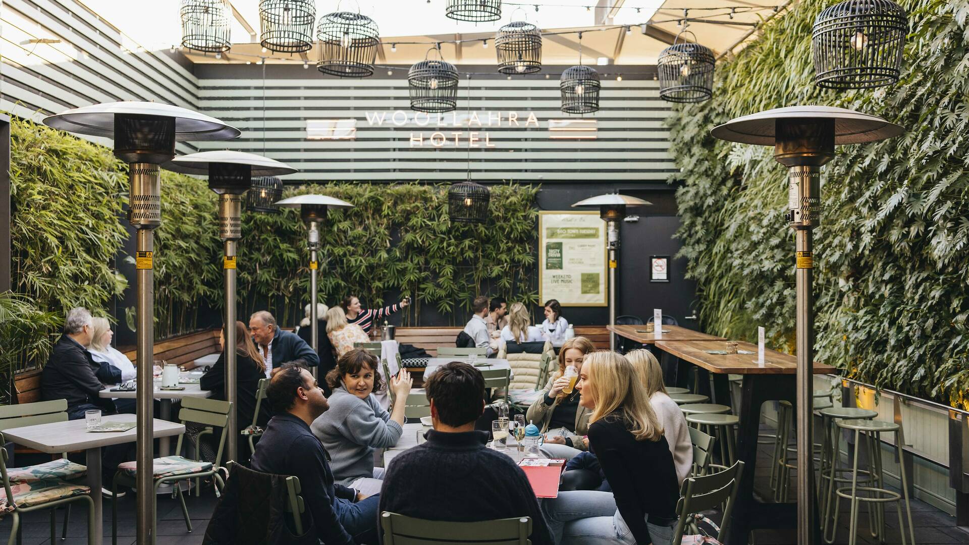The Woollahra Hotel is a classic Australian pub with tasty food