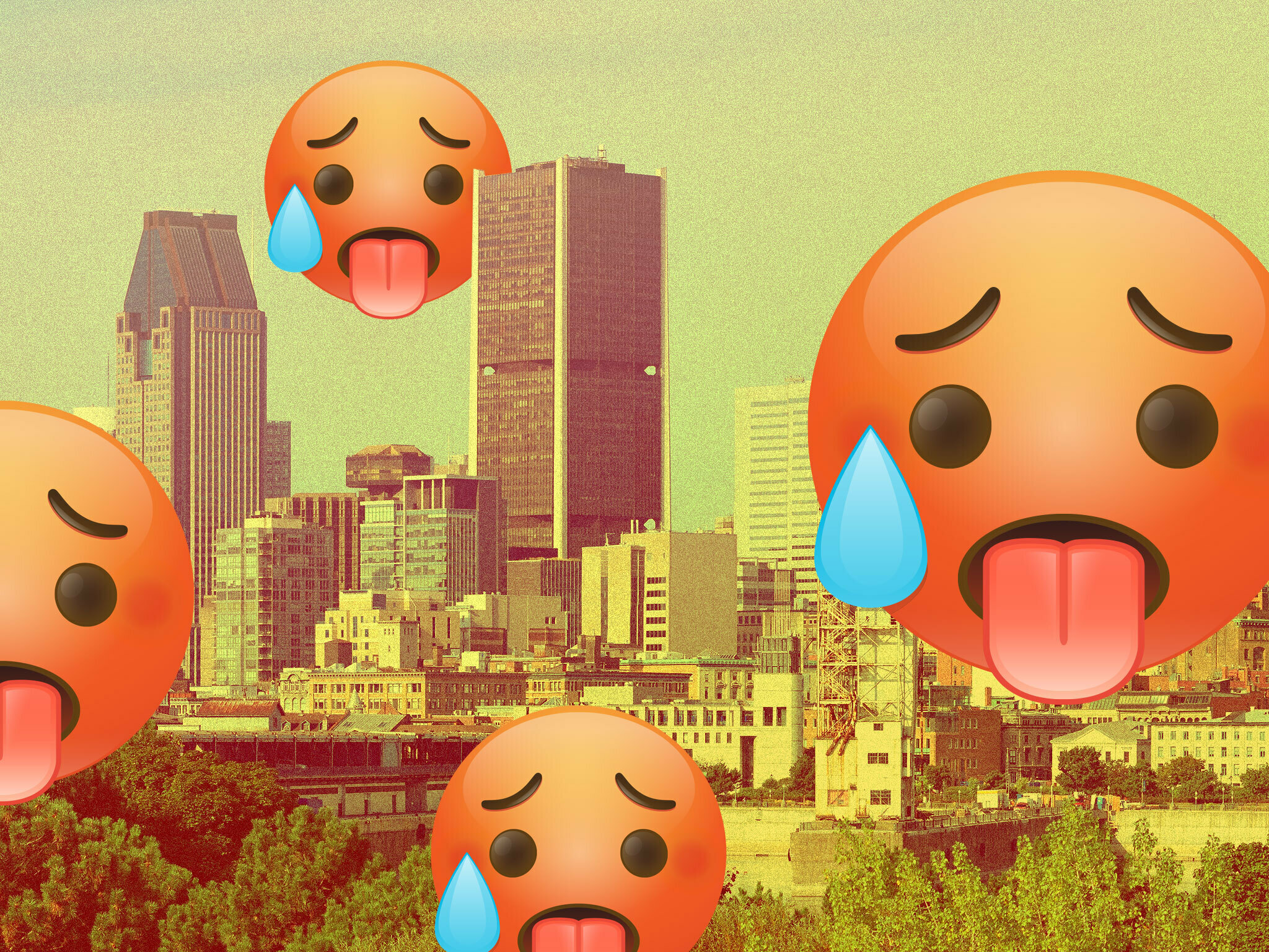 Montreal weather forecasts heat warning through this week