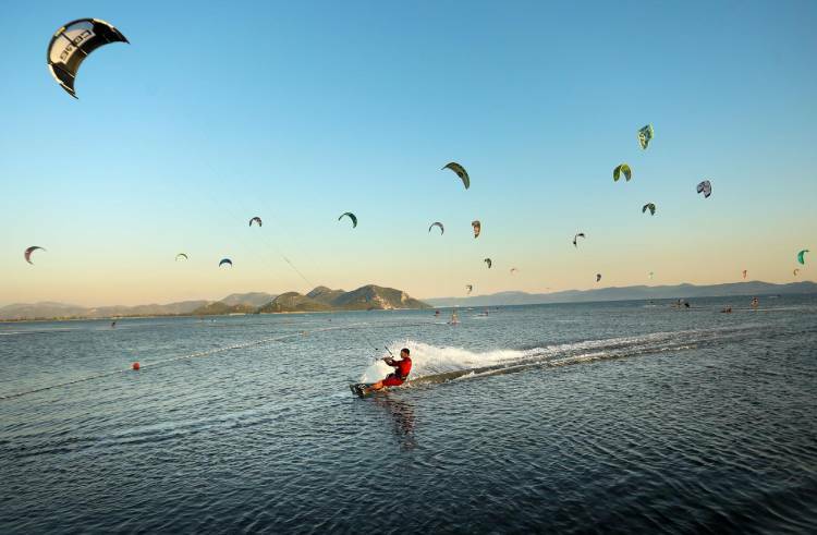 Kitesurfing takes off at the Neretva Delta in Croatia