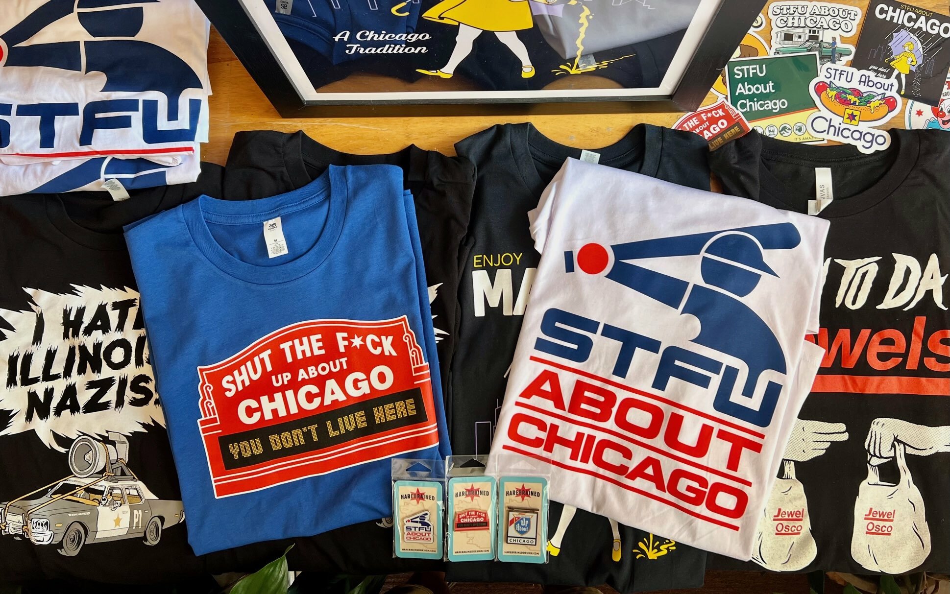 A local designer is changing the narrative with 'STFU About Chicago'