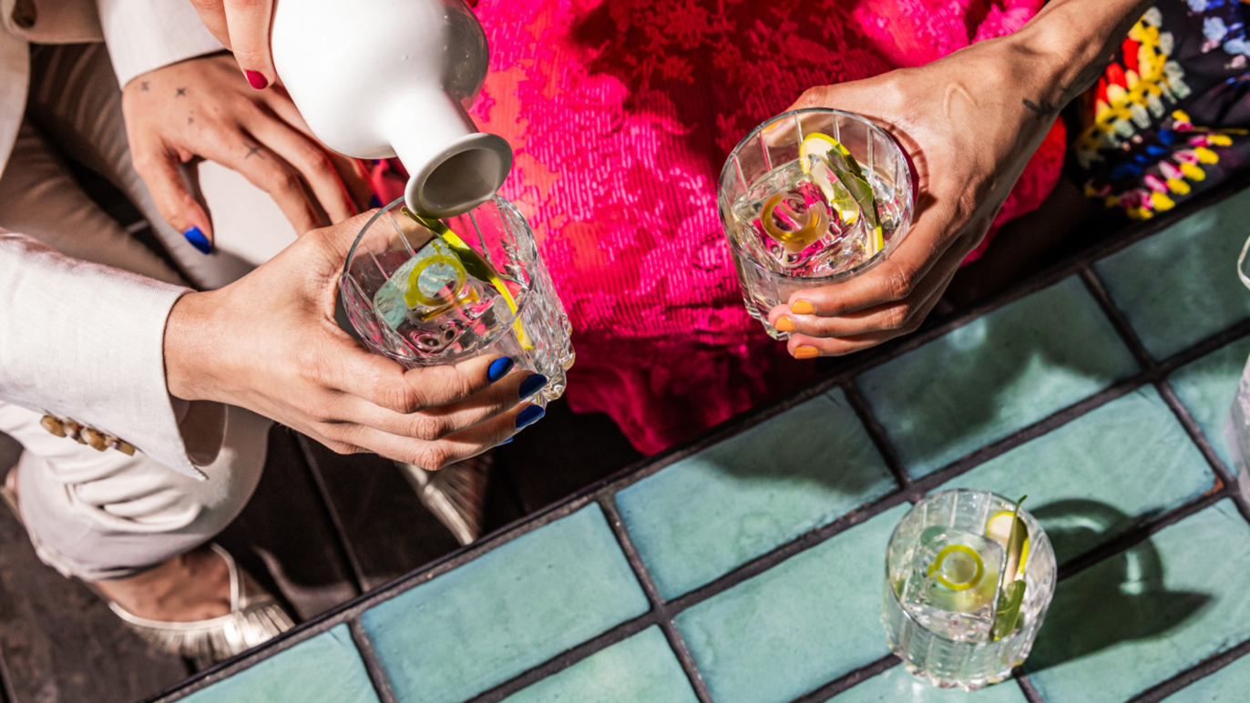 Rooftop at QT is a vibrant rooftop bar in the Melbourne CBD