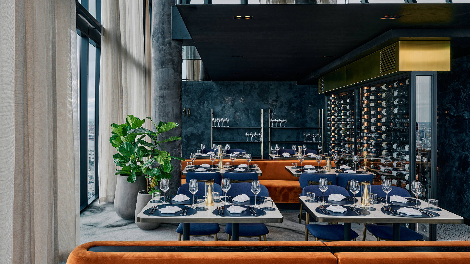 Sky-high restaurant and bar Strato is open at Oakwood Premier Melbourne