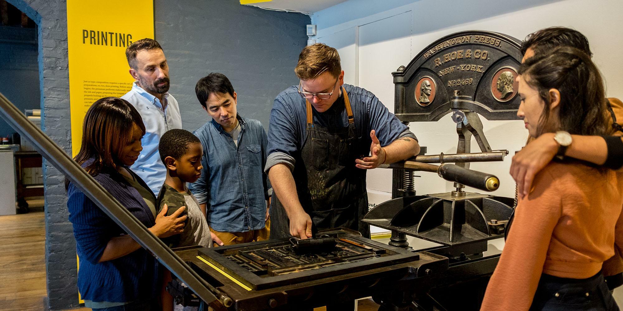 Try your hand at old-school printing at the free Fresh Prints Open House
