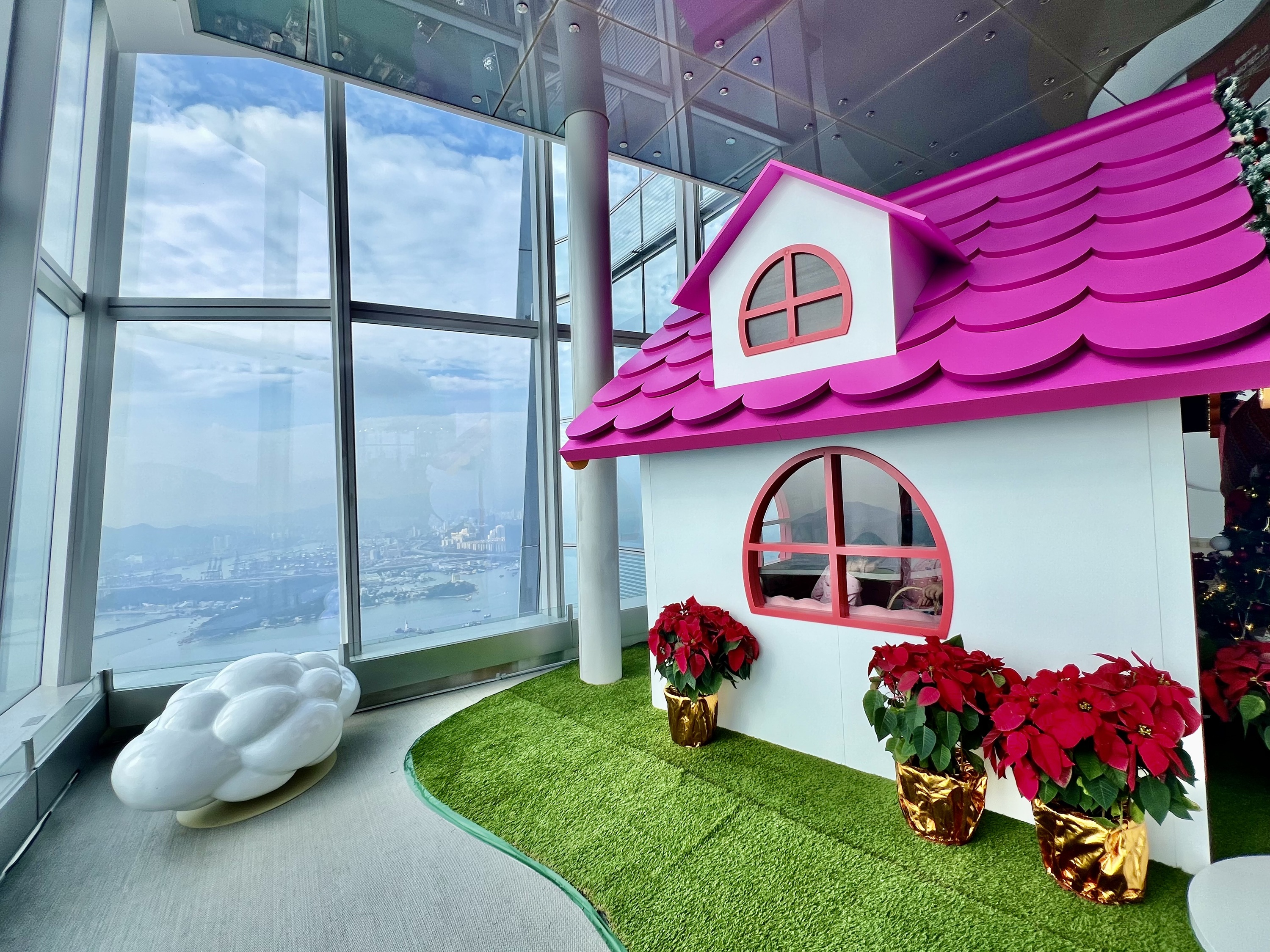 Magical Christmas tree house at sky100