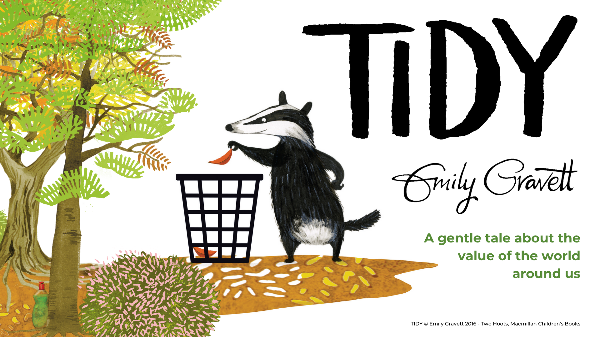 Tidy, Polka Theatre: Adaptation of the picture book about a badger who ...