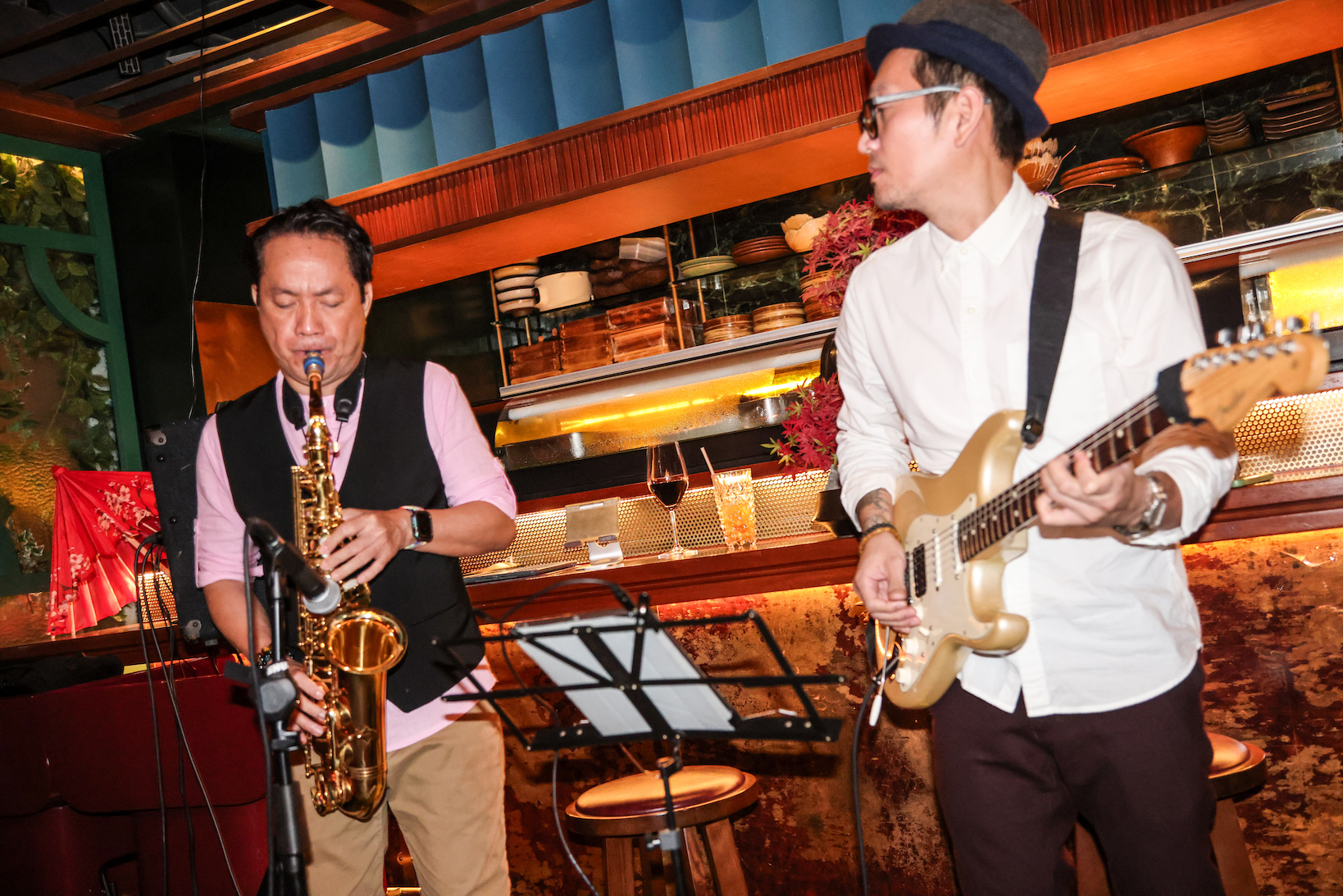 Enjoy delightful Japanese fare and live jazz performances at Honjo