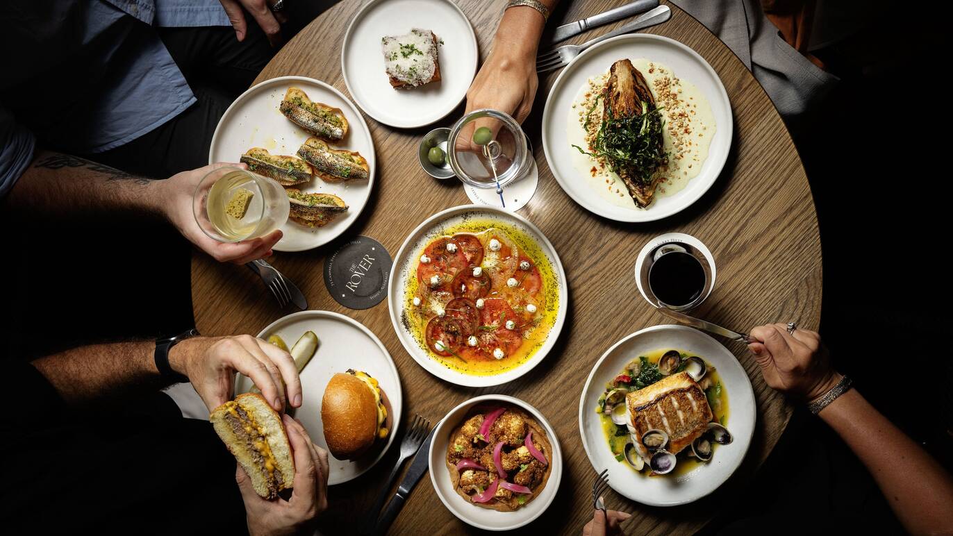 The Rover is a handsome Surry Hills bar serving the Gidley Burger