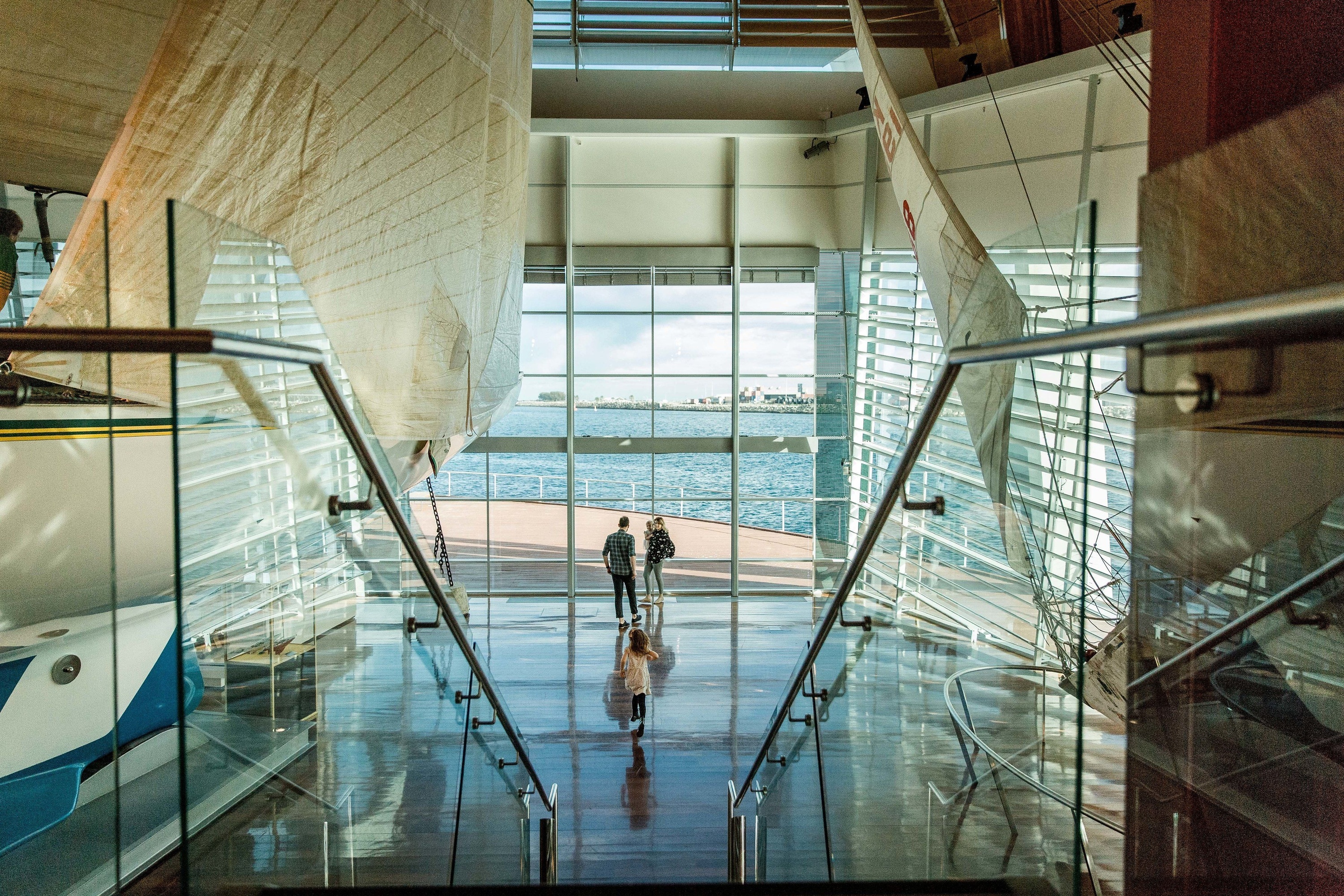 WA Maritime Museum is located on the waterfront in Fremantle