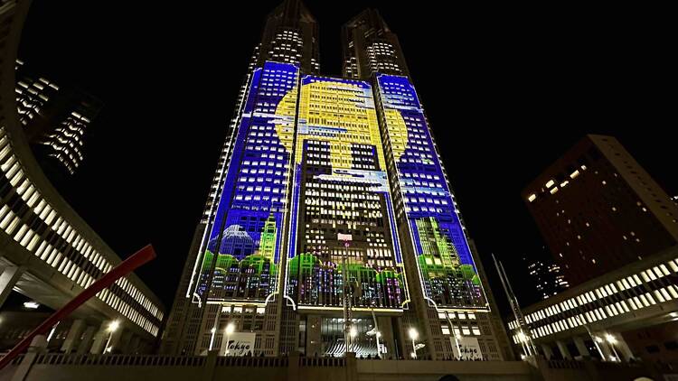 World’s largest projection mapping show is now held in Shinjuku every night