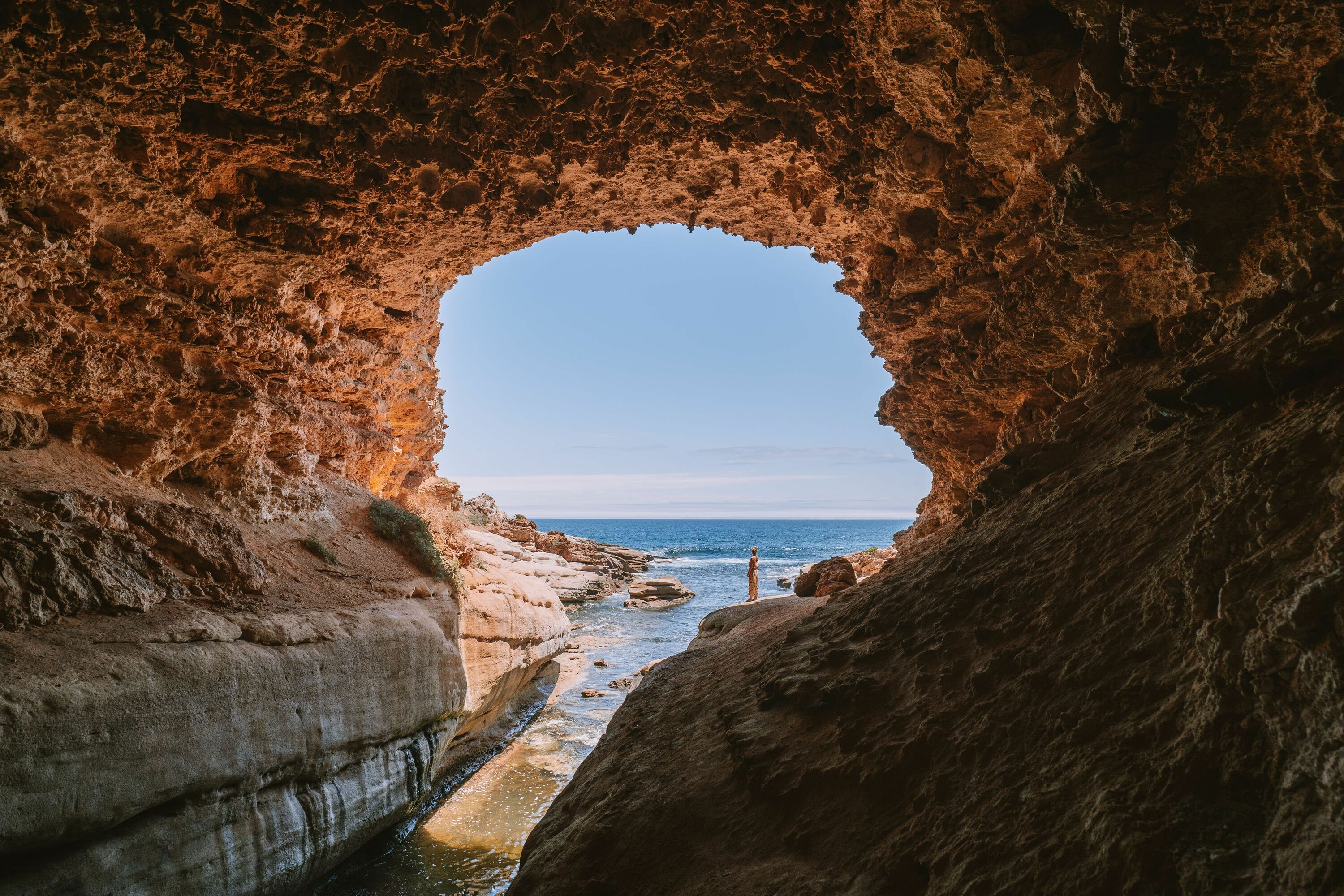 Talia Cave Rock Pools in the Eyre Peninsula