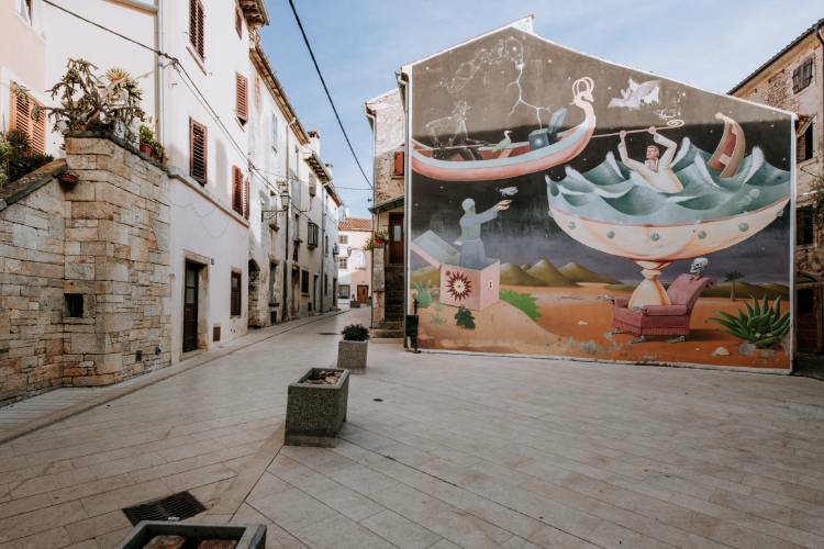 The little Istrian town of Vodnjan is filled with top street art