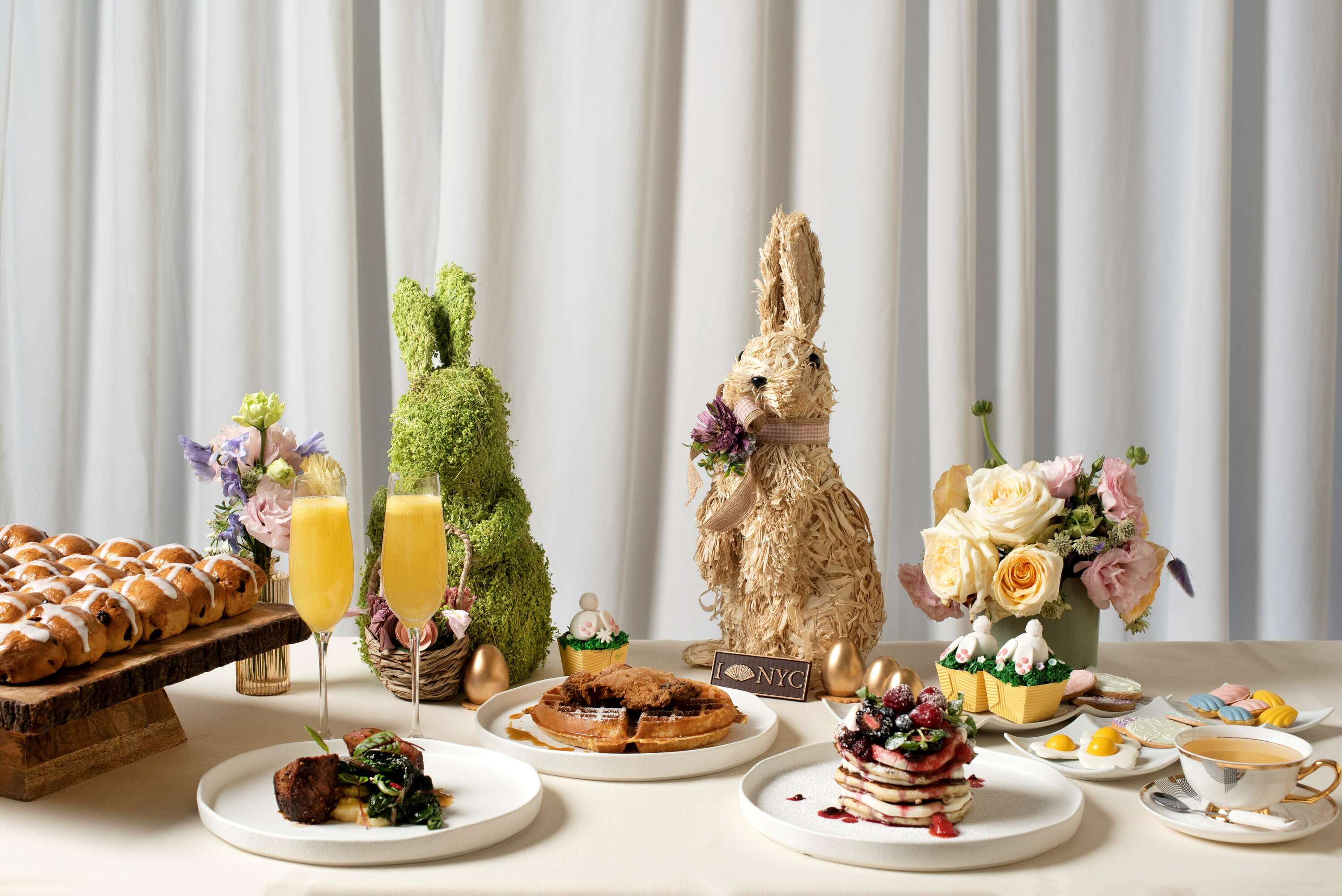 Easter Breakfast Background