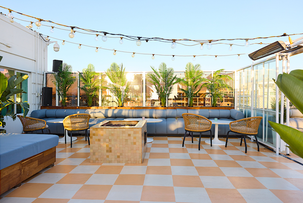 The Coco Club in Santa Monica serves up breezy drinks and sweeping views of the Pacific