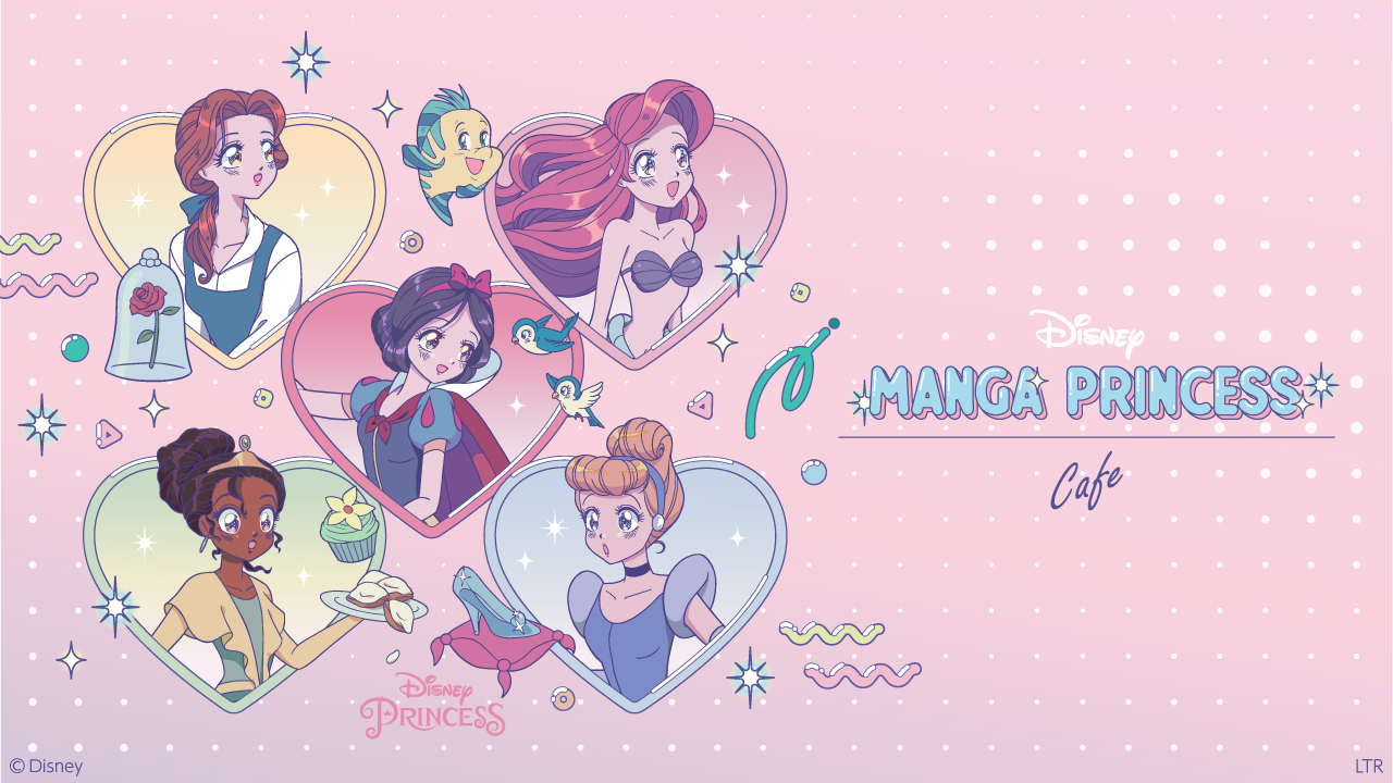 Disney Princesses Are Turned Into Manga Characters At This Tokyo Café
