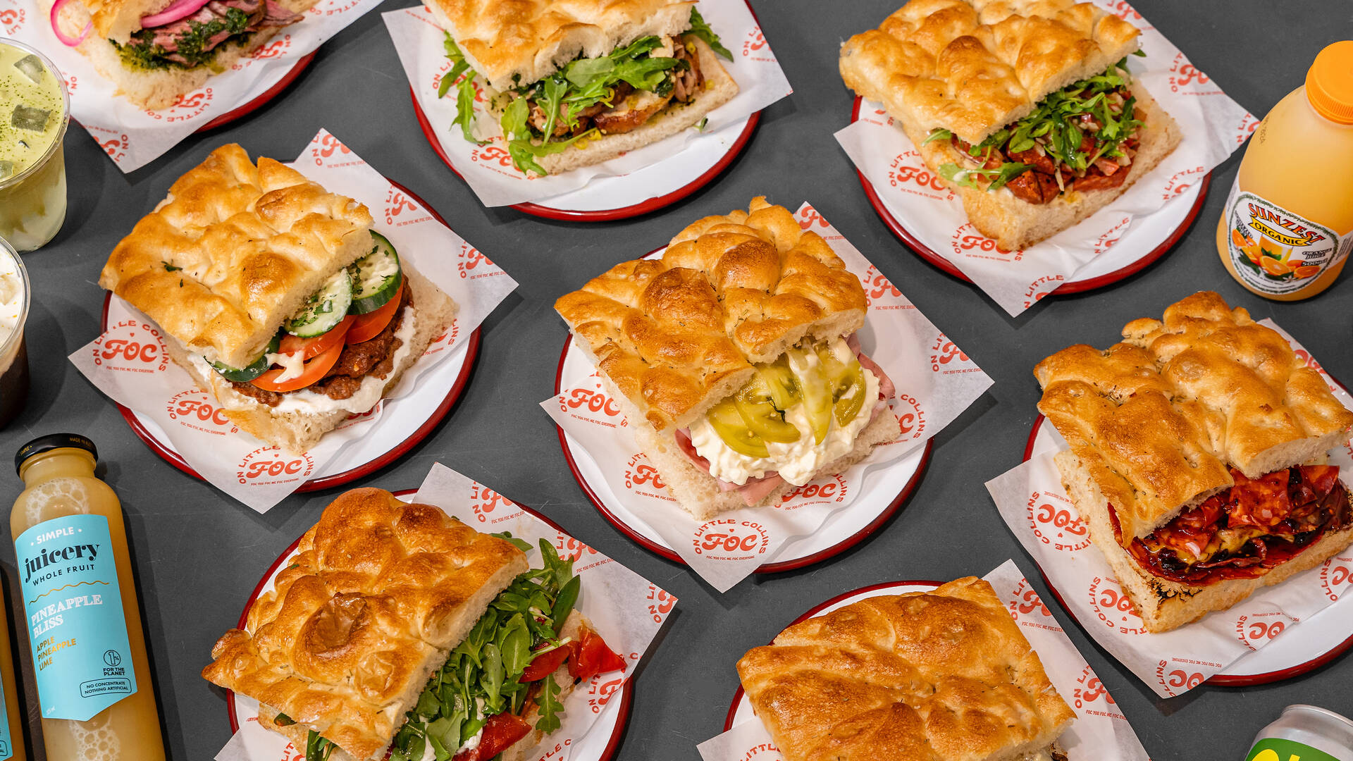 FOC is a new haven in Melbourne CBD for fresh focaccia sangas