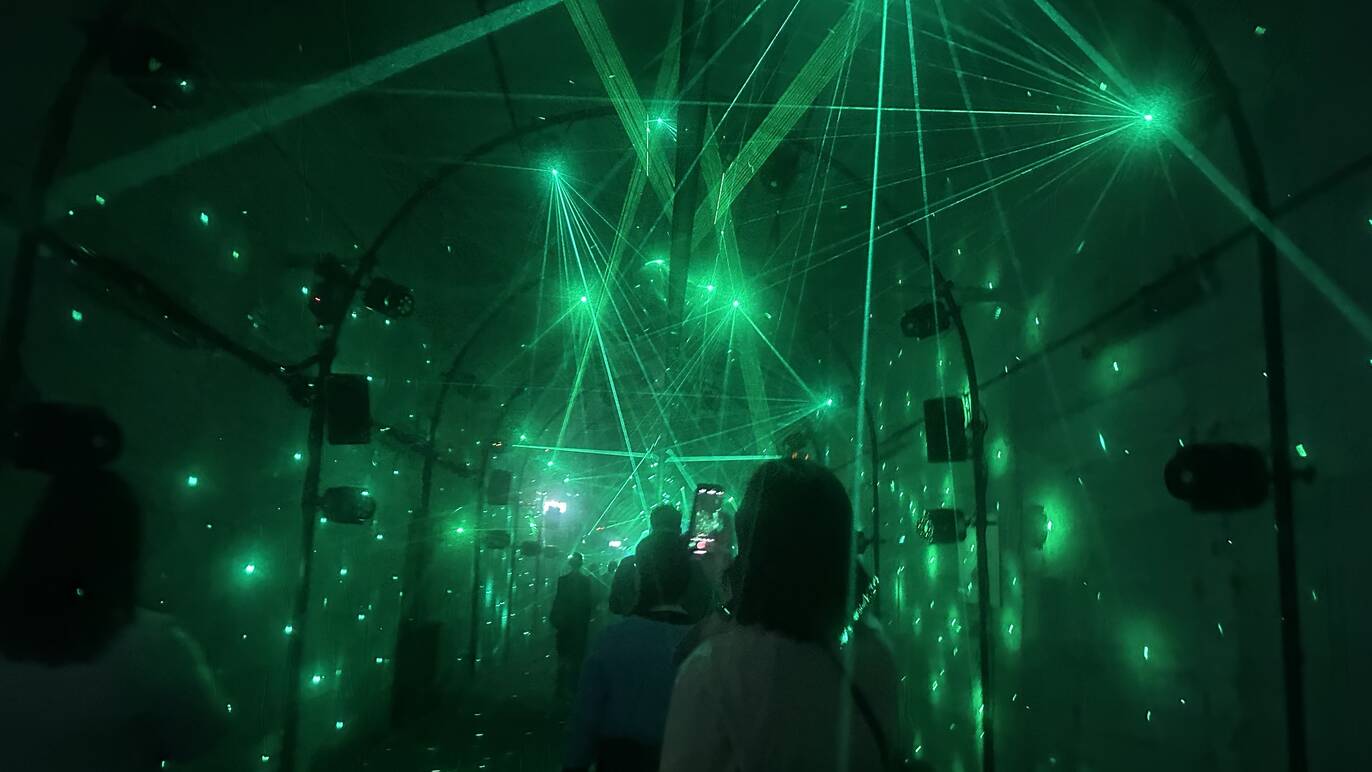 Dark Spectrum has taken over Wynyard's disused train tunnels