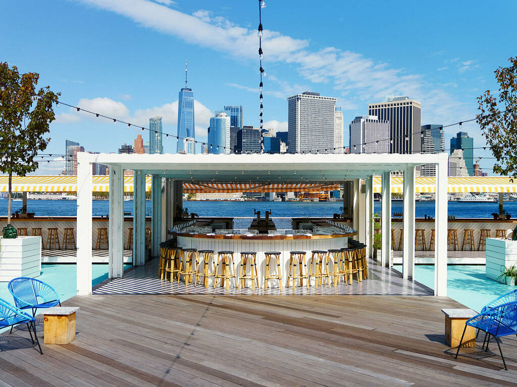 NYC's 26 best outdoor bars for drinks outside this season