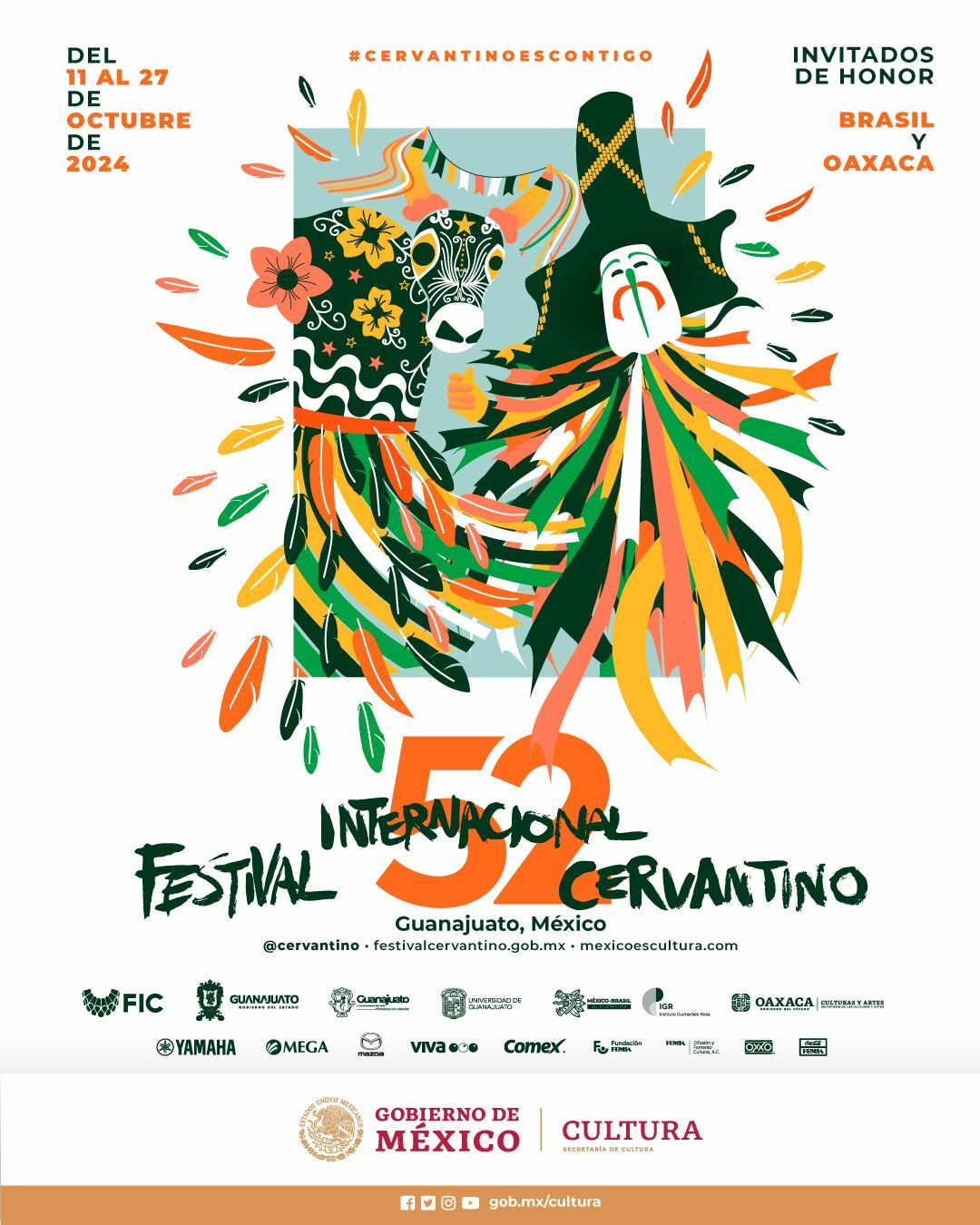 Dan a conocer el cartel del Festival Internacional Cervantino 2024