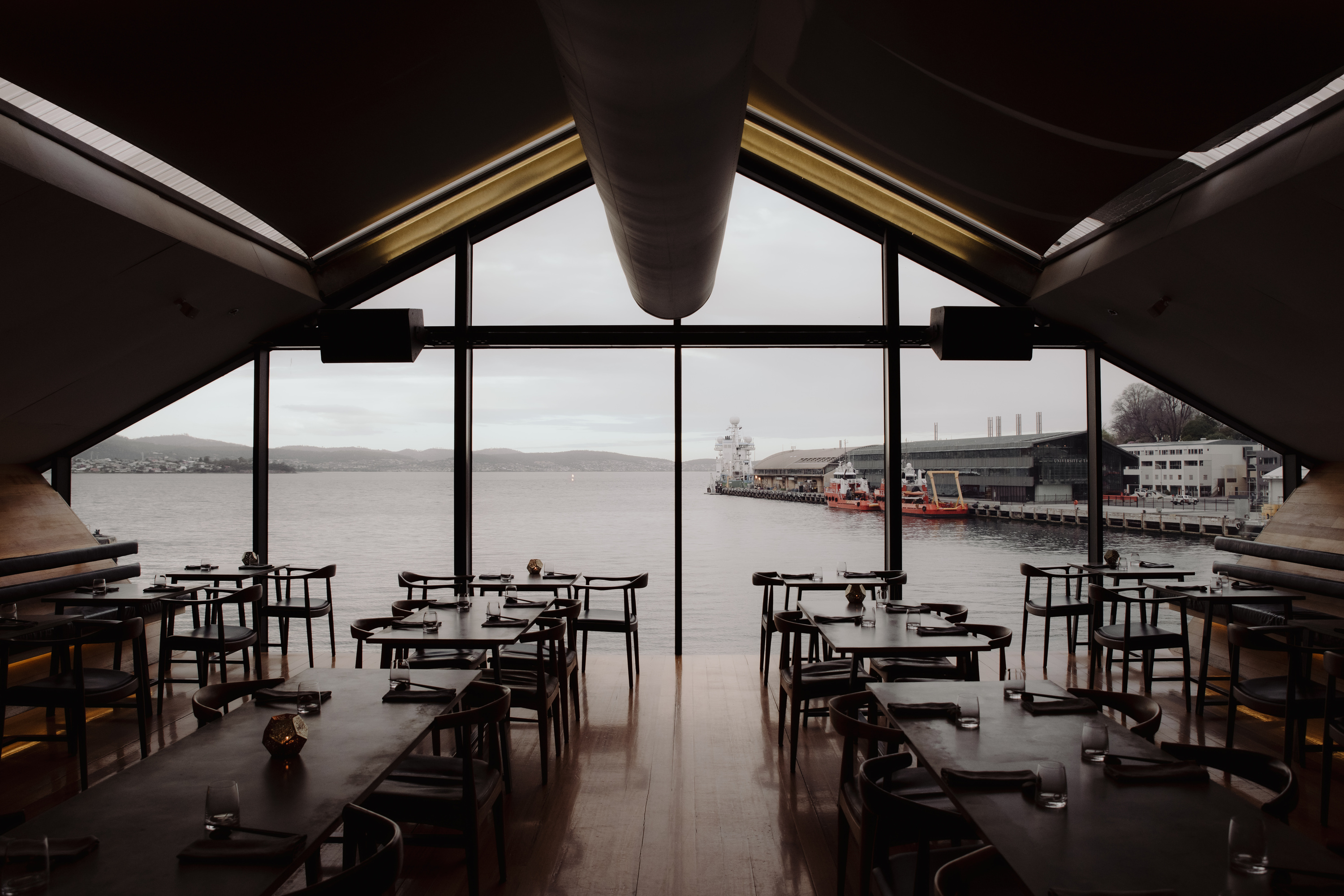 Aløft Restaurant | Hobart fine dining at Brooke Street Pier