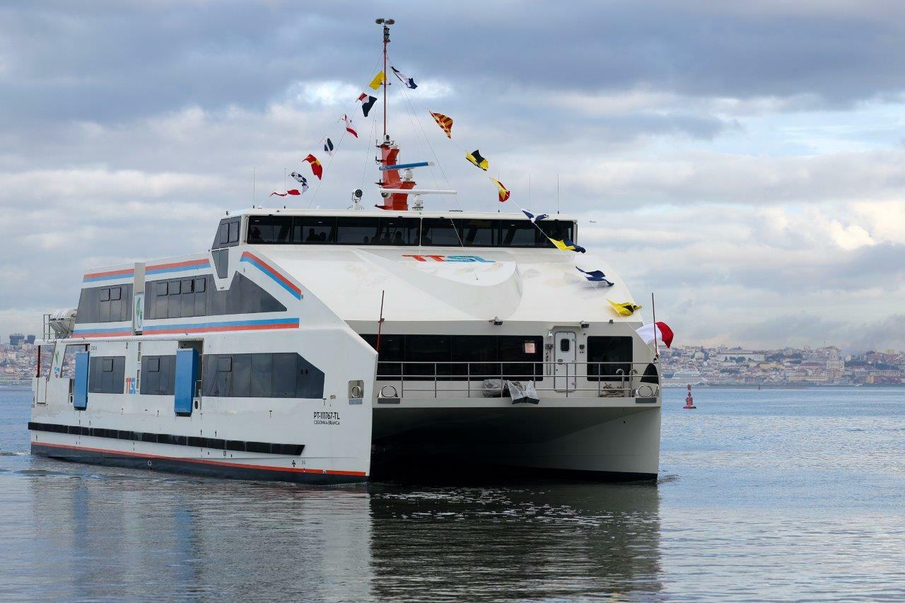 Navios eléctricos da Transtejo começam a circular em Setembro