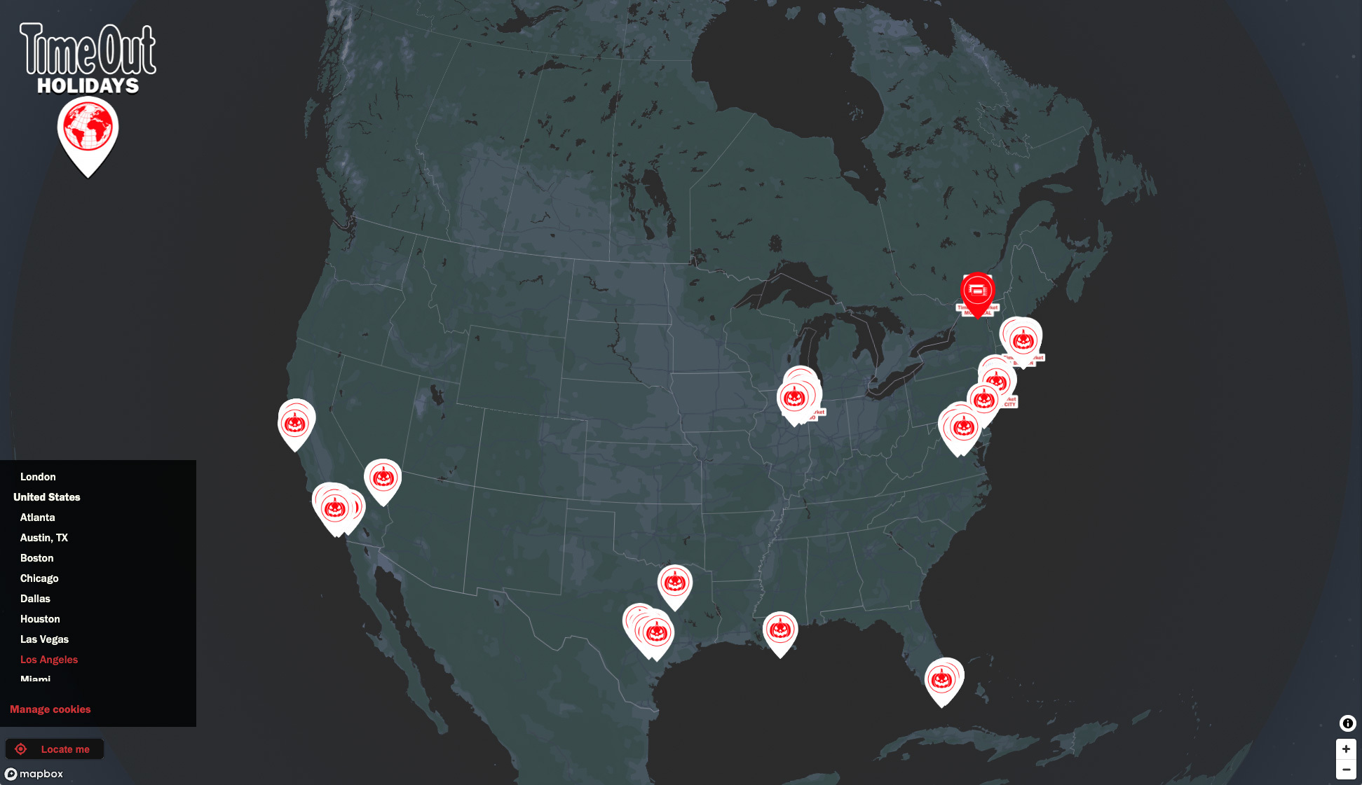 This new map has your L.A. holiday plans sorted, from Halloween through ...