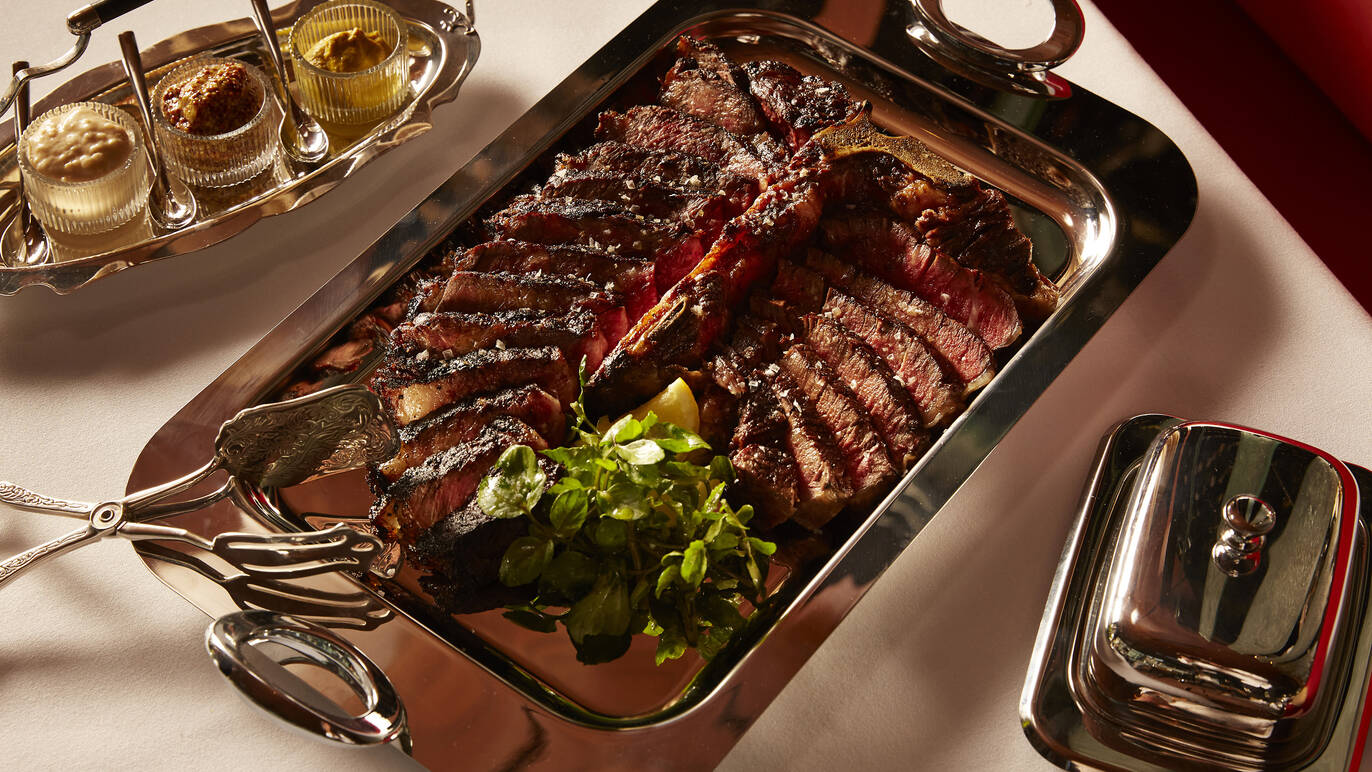 Come to The Grill at the International for high-end, open-air dining