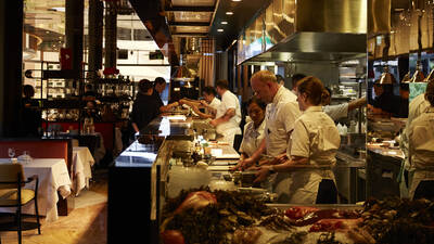 Come to The Grill at the International for high-end, open-air dining