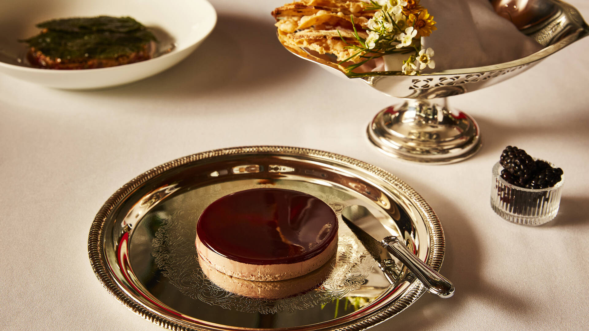 Come to The Grill at the International for high-end, open-air dining