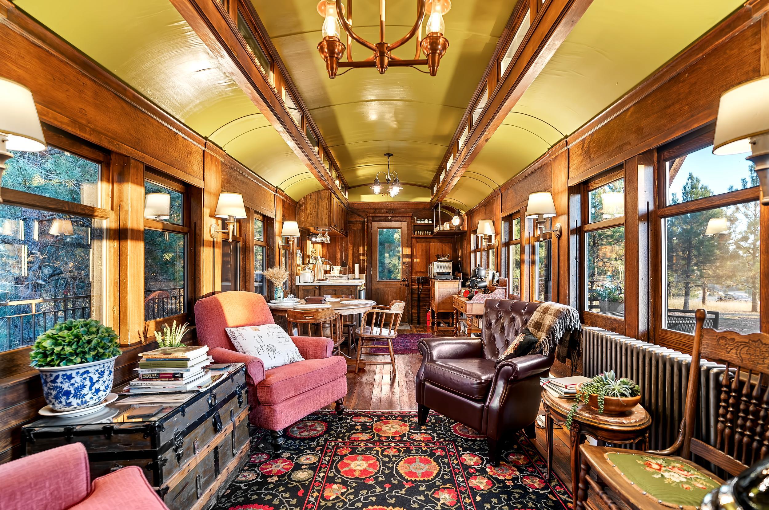 You Can Book This Beautifully Restored Railcar as an Airbnb In Deary, Idaho