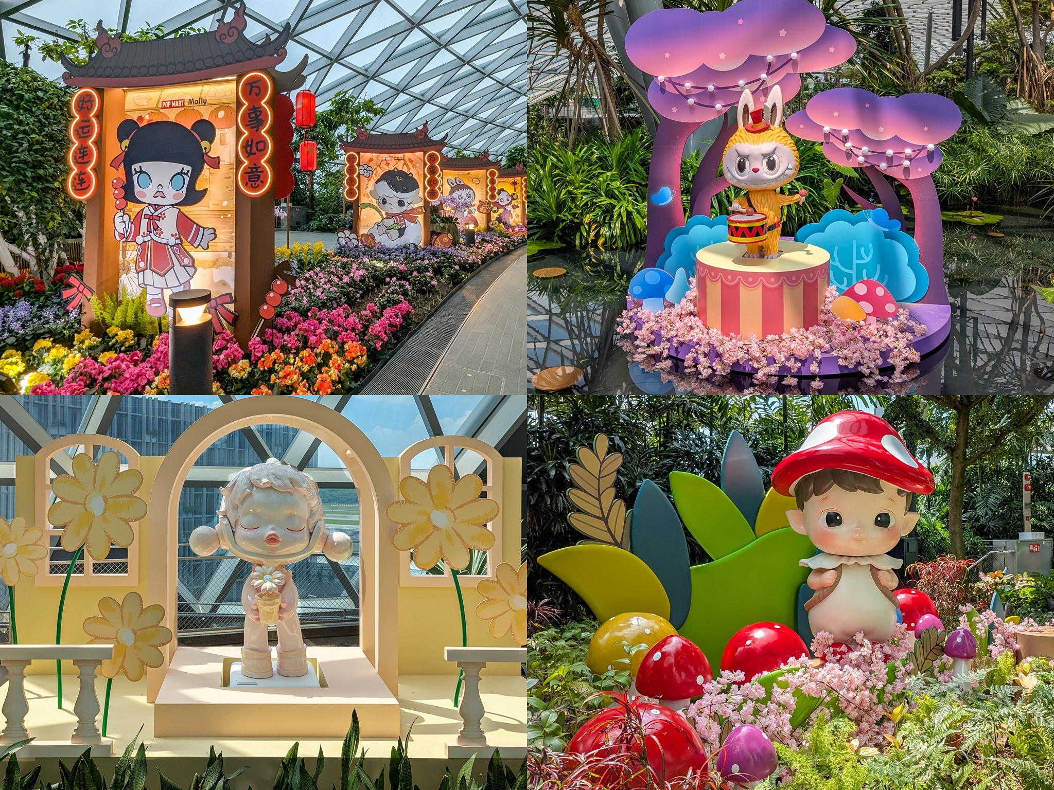 Jewel Changi Has Pop Mart CNY Decor And An Exclusive Pop Mart Mahjong ...